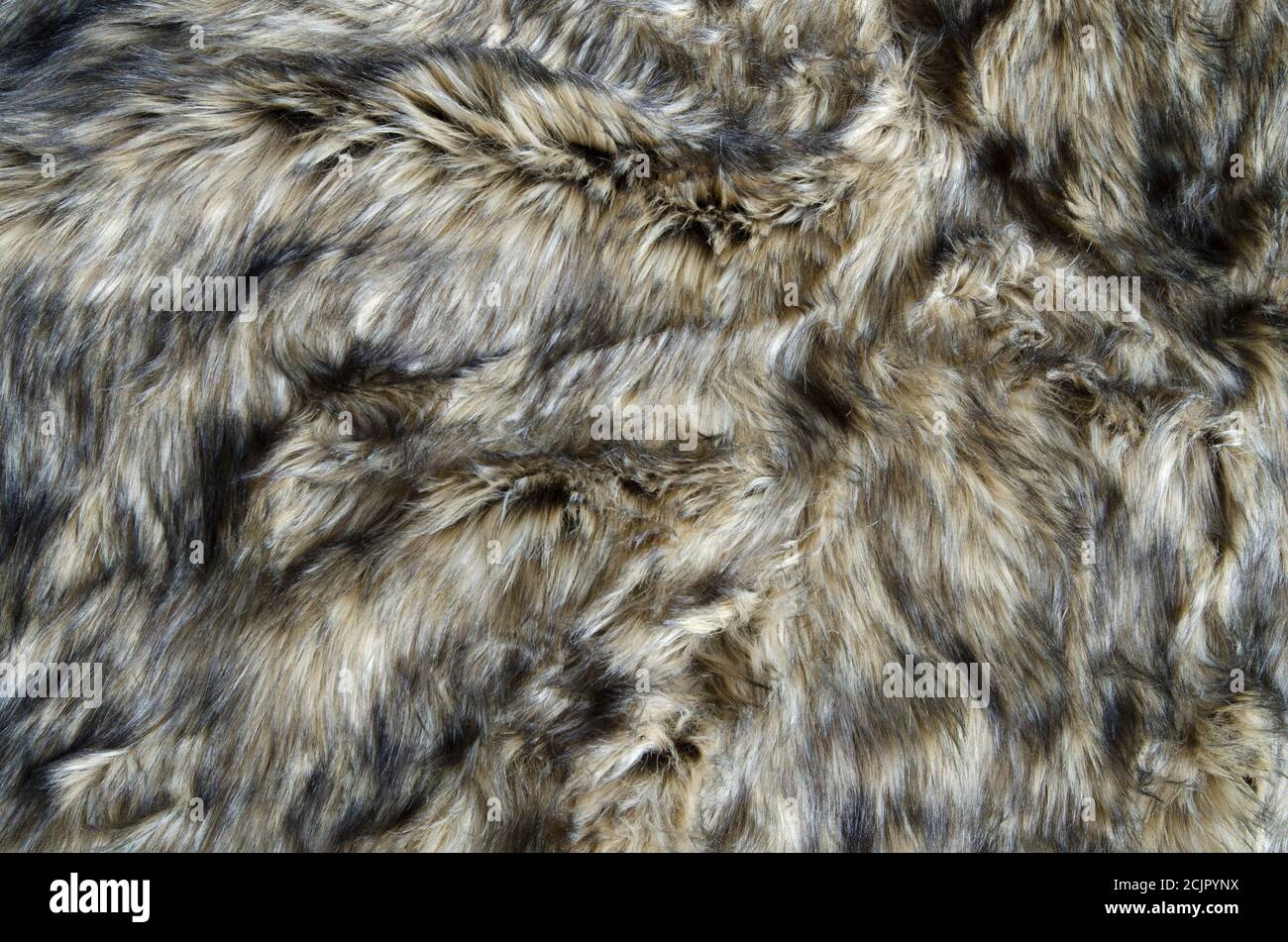 Wolf fake fur texture, abstract background Stock Photo - Alamy
