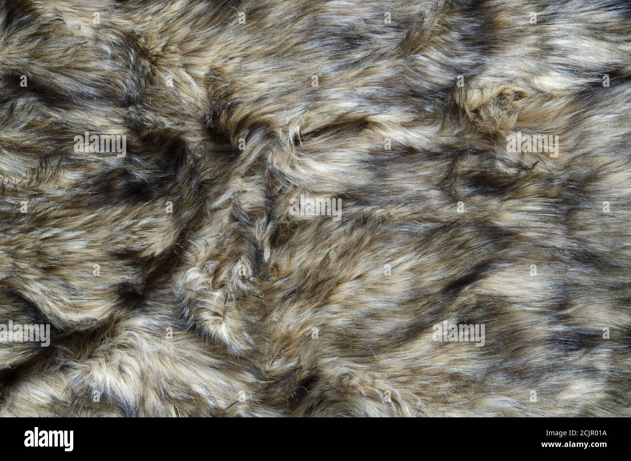Wolf fake fur texture, abstract background Stock Photo - Alamy