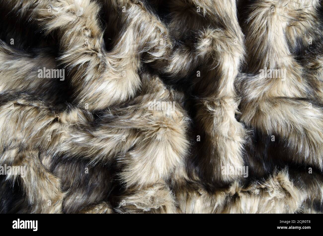 Wolf fake fur texture, abstract background Stock Photo - Alamy
