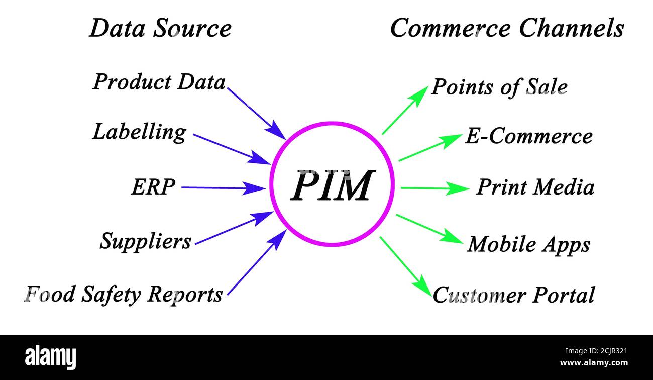 Product information management: Data sources and commerce channels ...