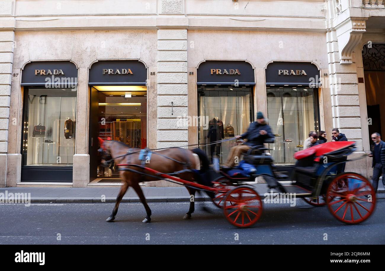 Prada shop in rome italy hi-res stock photography and images - Alamy