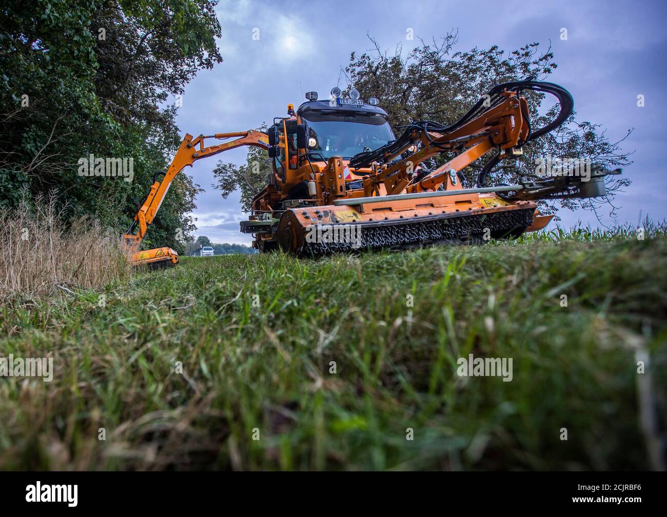 Boom mower hi-res stock photography and images - Alamy