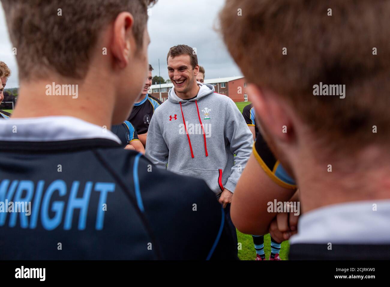 Sam Warburton Captain of the Welsh Rugby Union team as well as British ...