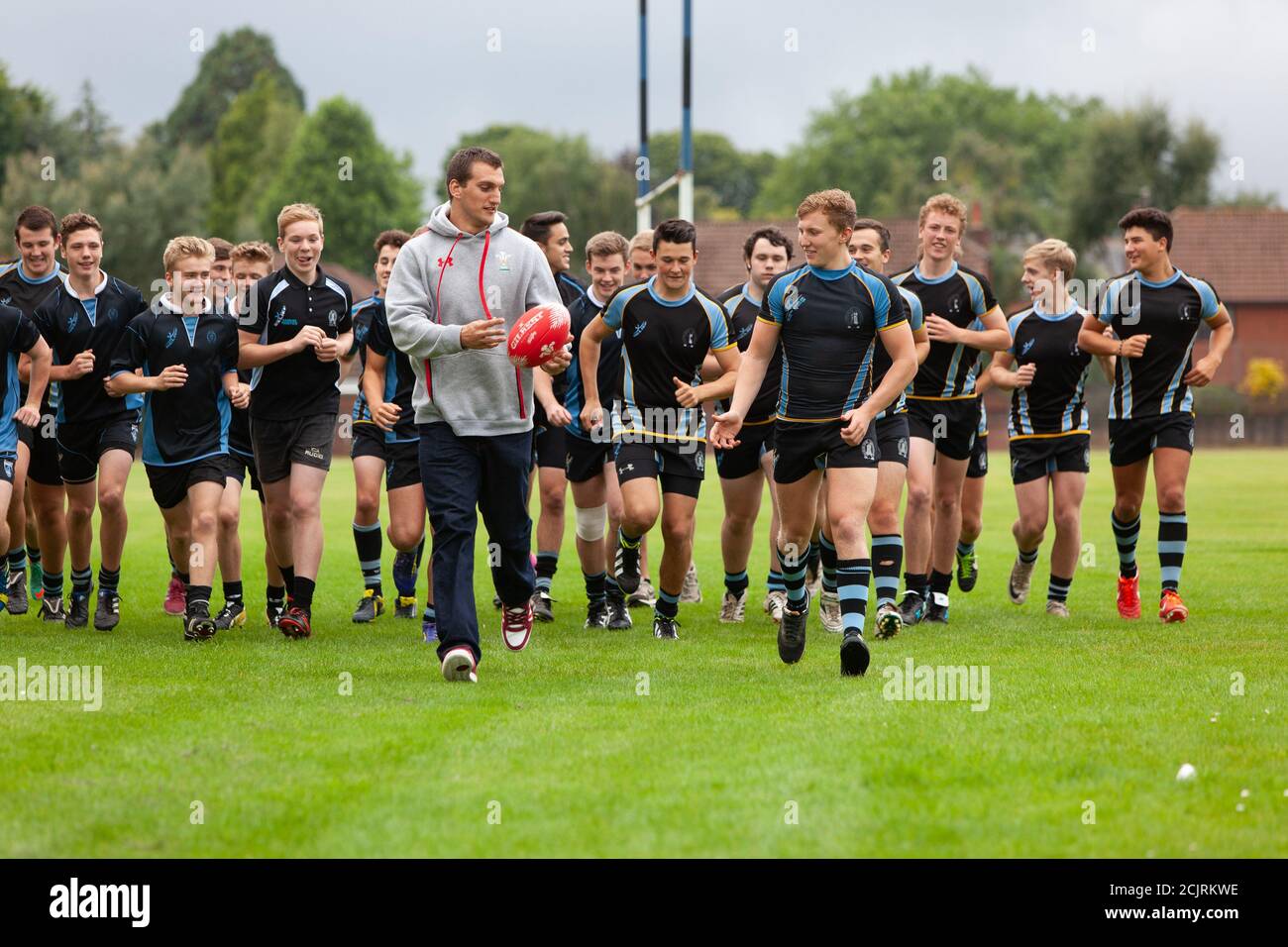 Sam Warburton Captain of the Welsh Rugby Union team as well as British ...