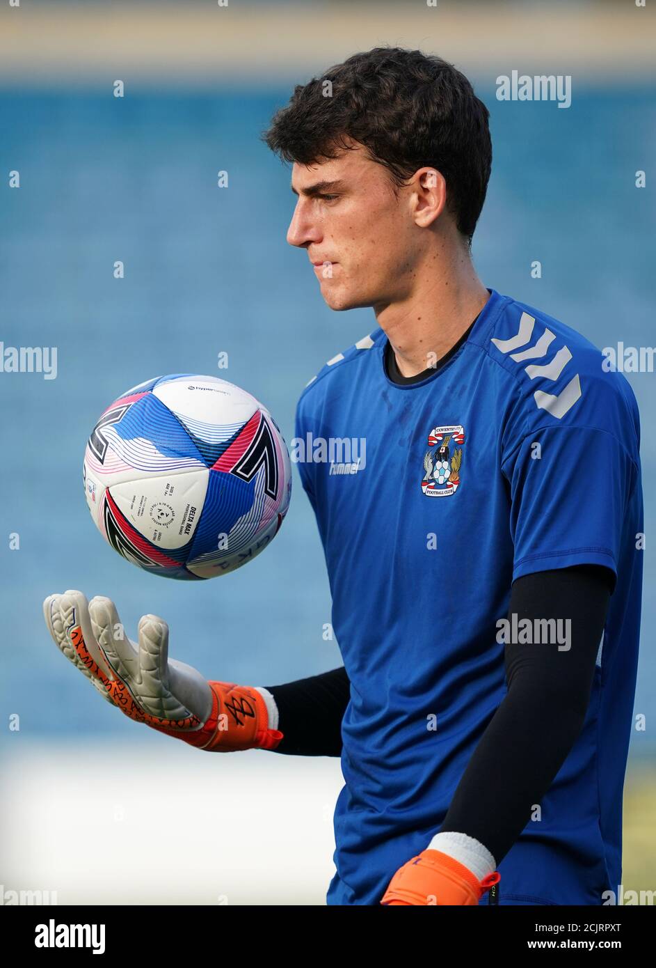 Coventry city goalkeeper cian taylor warming up hi-res stock ...