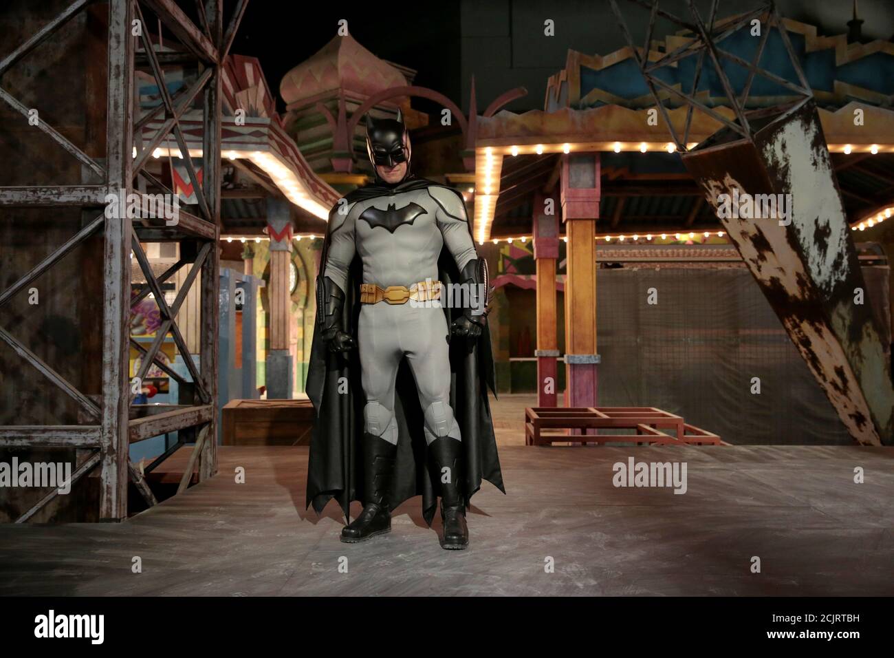 Batman pose hi-res stock photography and images - Alamy