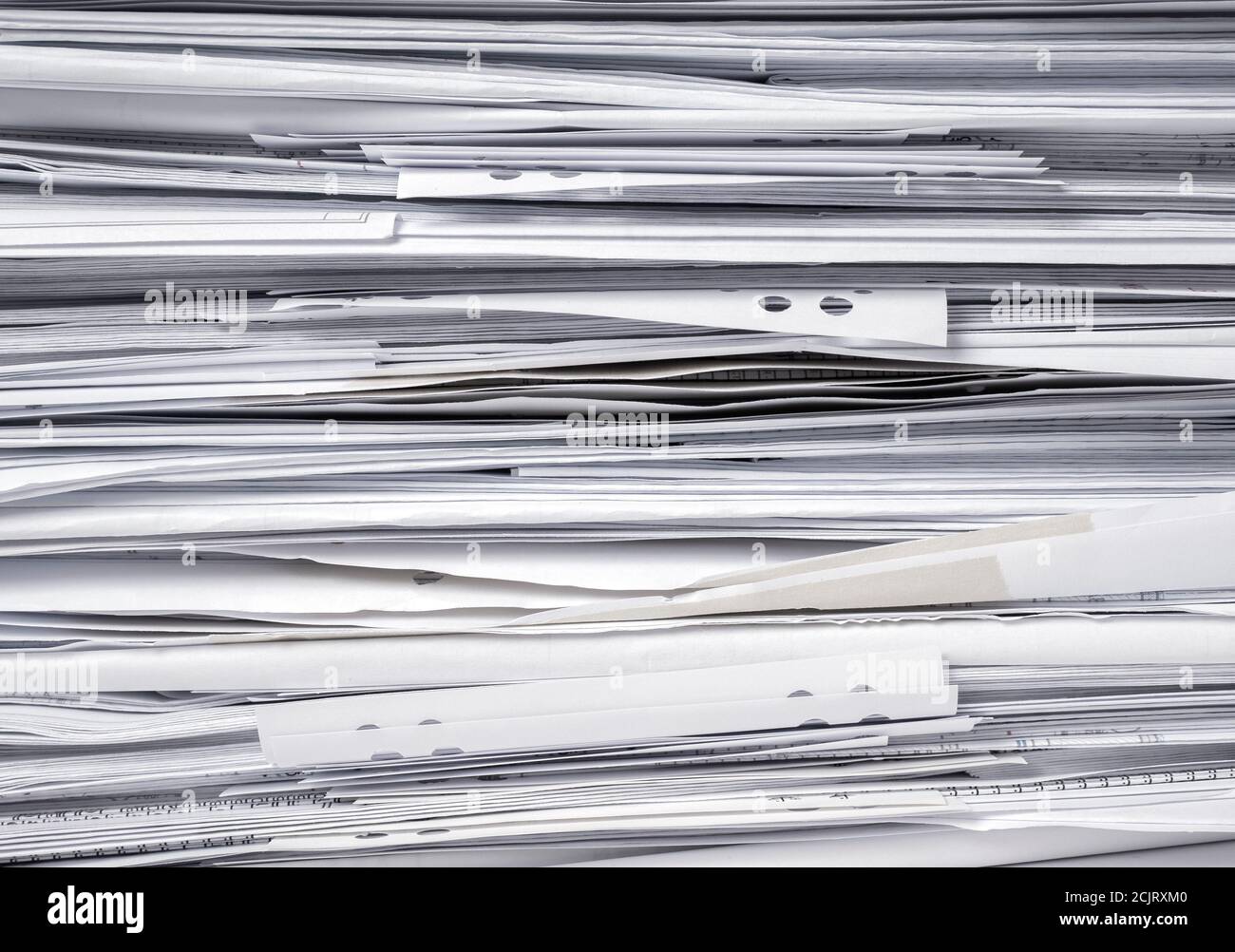 Stack of documents. Paperwork Stock Photo - Alamy
