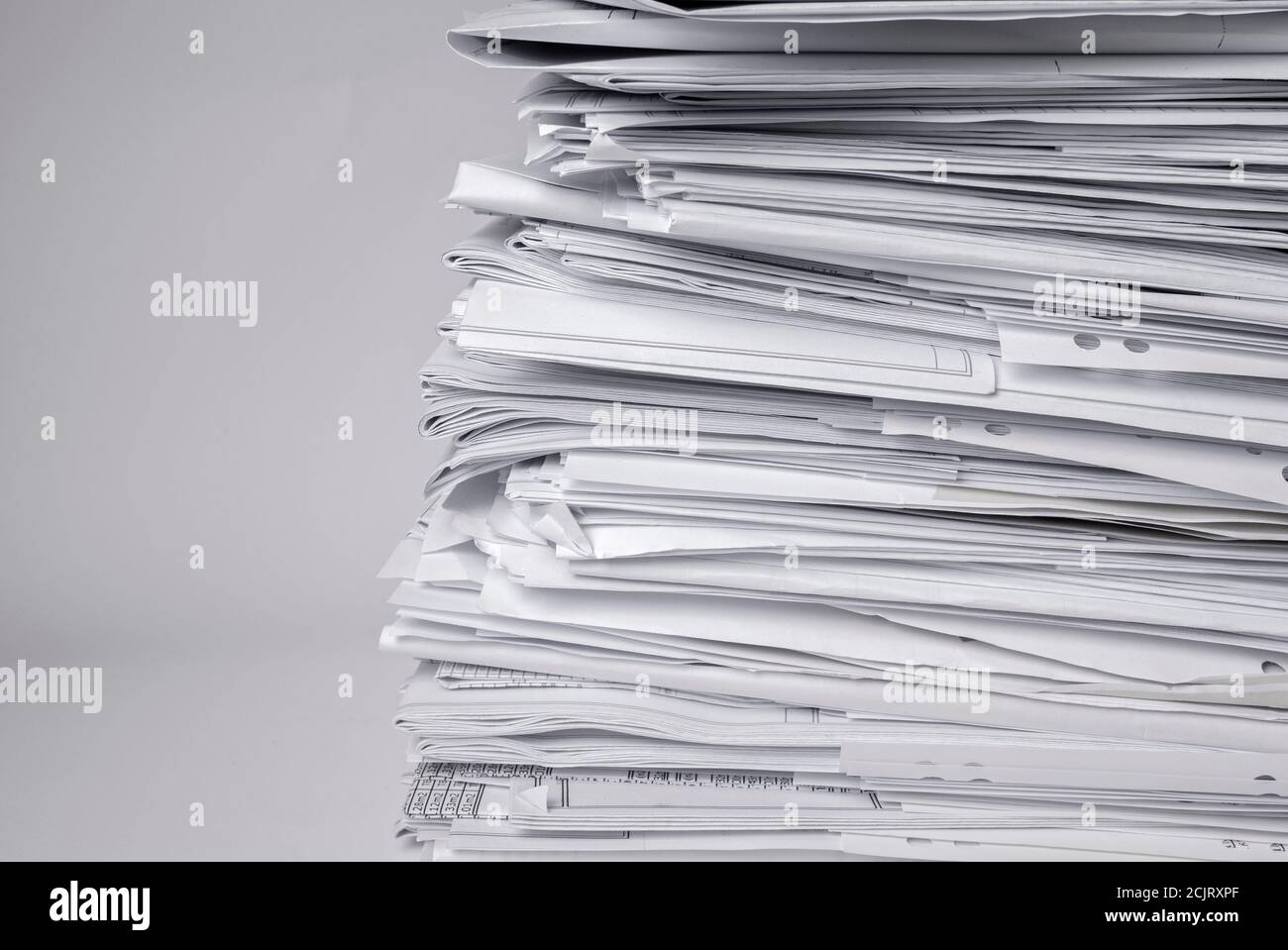 Stack of documents. Paperwork Stock Photo - Alamy