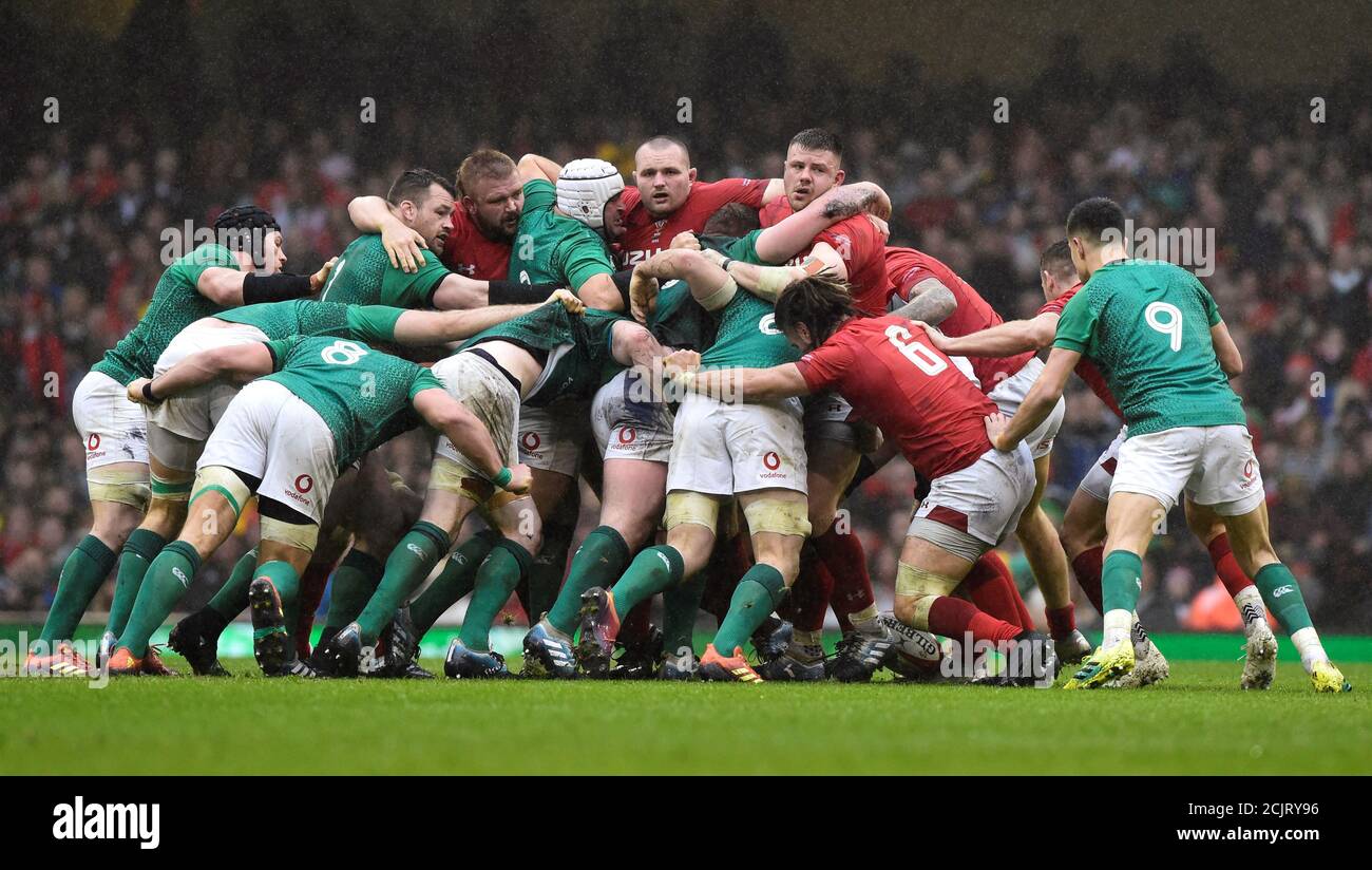 Six nations rugby 2019 general view hi-res stock photography and images ...