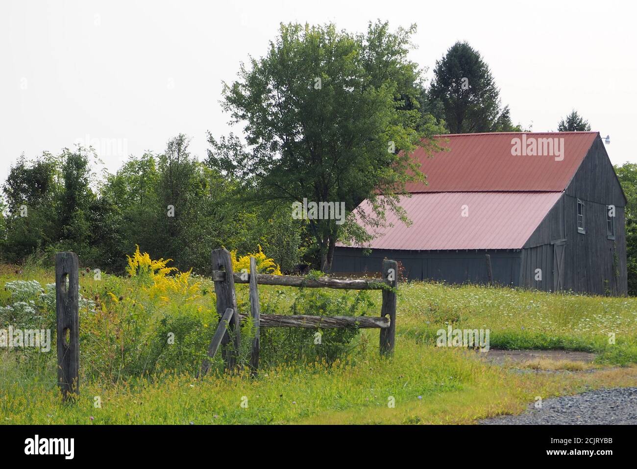 There are many barns in rural PA Stock Photo - Alamy
