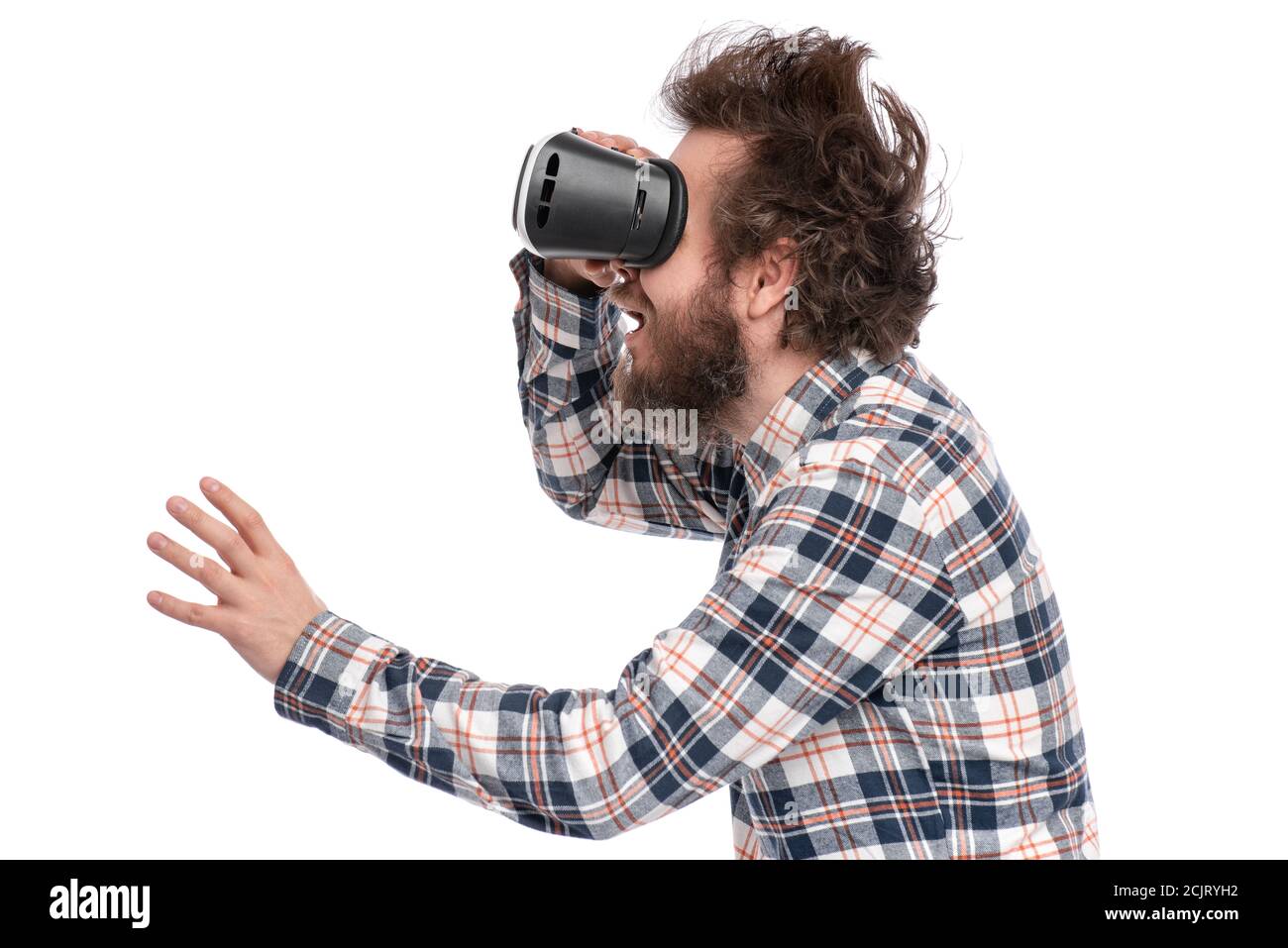 Hands man digital 3d Cut Out Stock Images & Pictures - Alamy