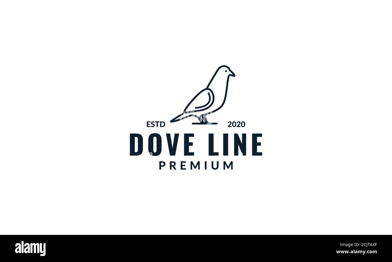 Dove pretty bird Stock Vector Images - Alamy