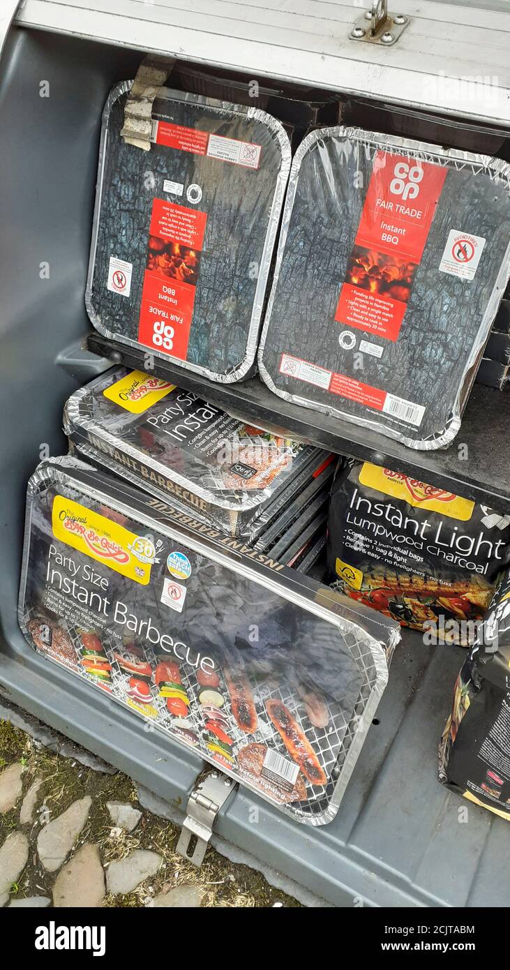 Single use BBQ’s for sale, that often end up getting thrown away in the ...