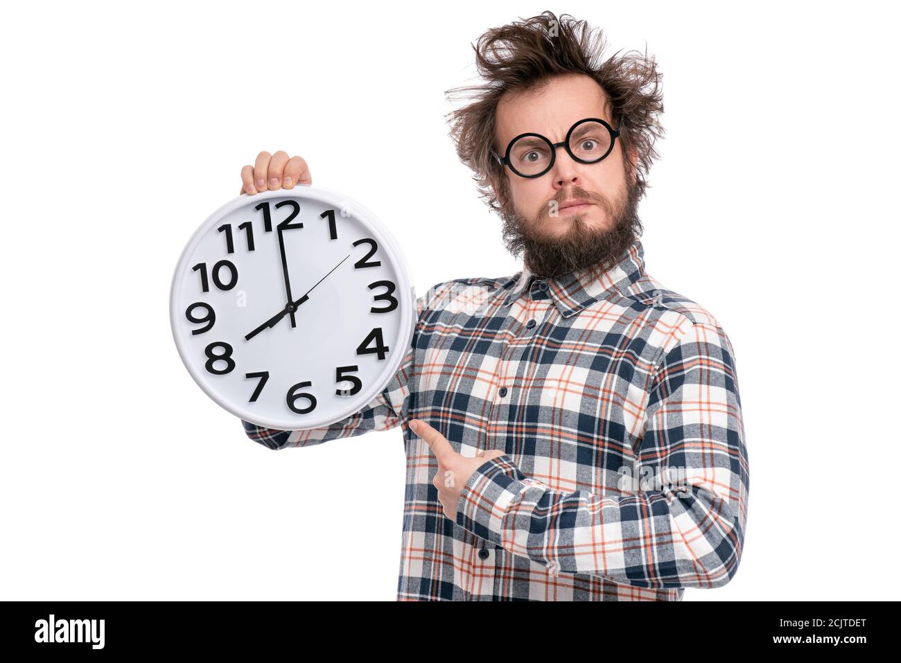Man clock hi-res stock photography and images - Alamy