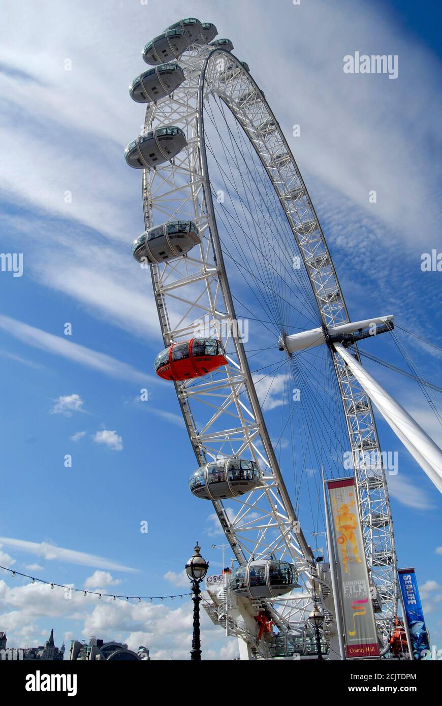 London Eye in a sunny day Stock Photo - Alamy