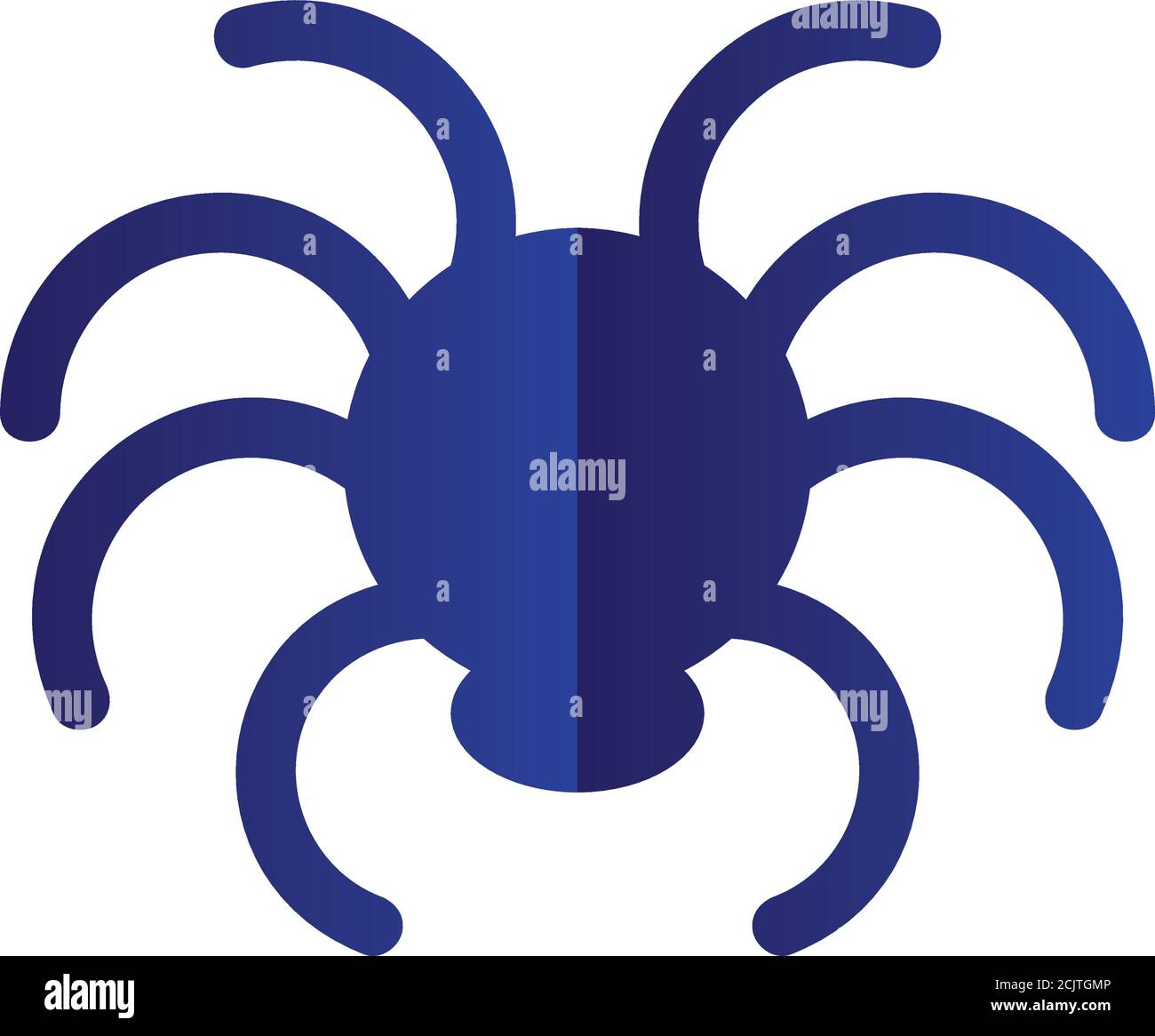 Halloween spider design, Holiday and scary theme Vector illustration ...