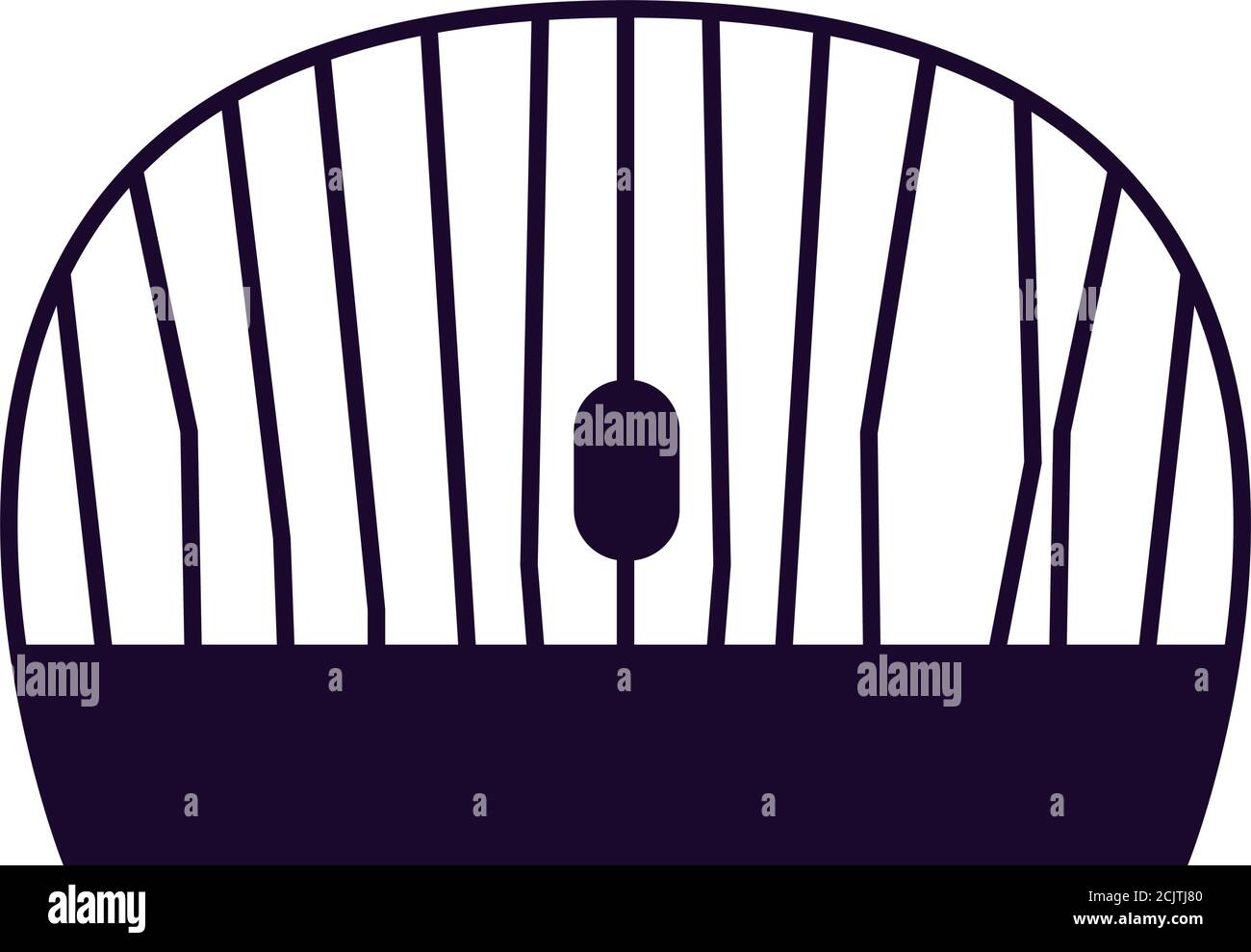 Halloween black gate design, Holiday and scary theme Vector ...