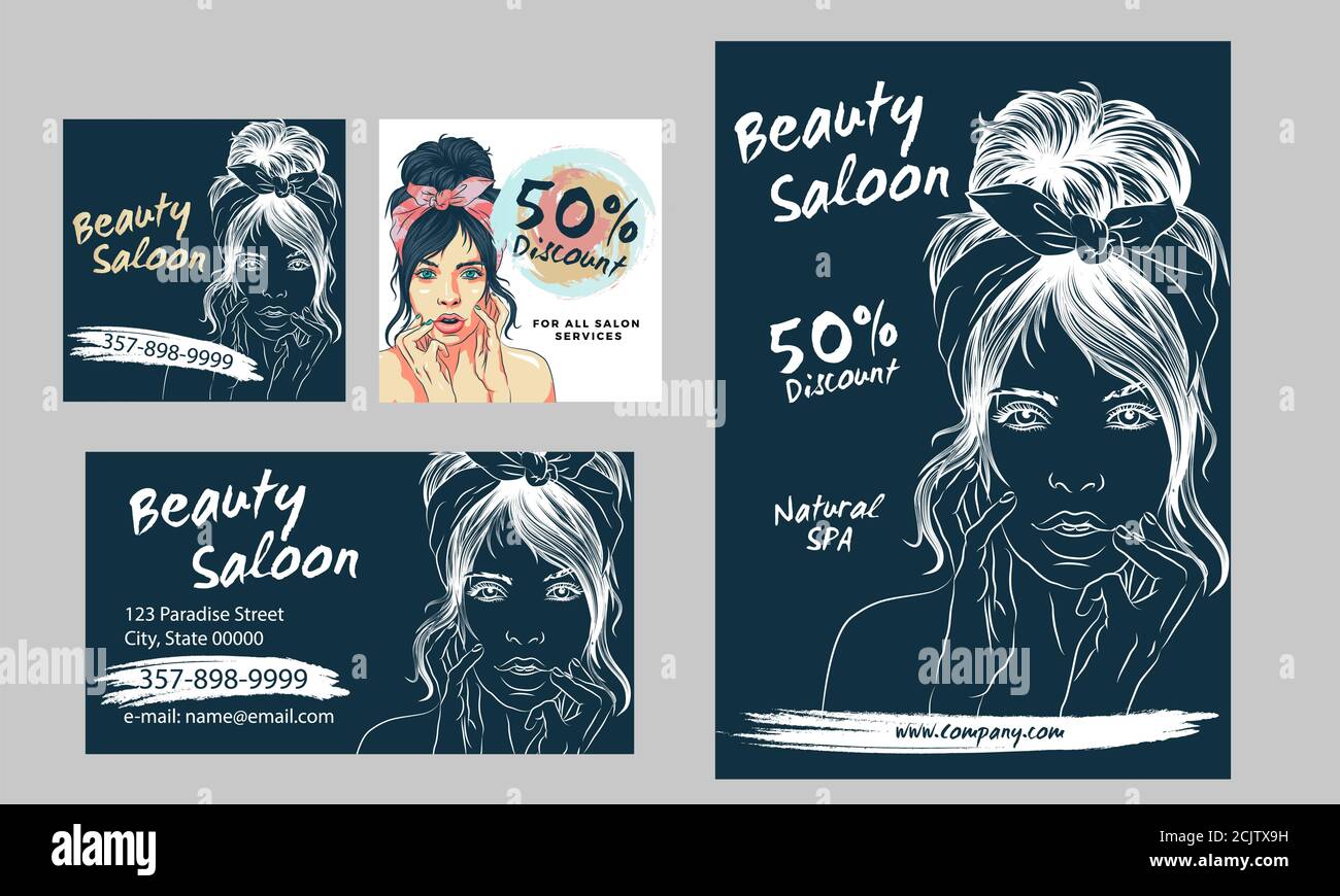 A large set of hand-drawn patterns for design cards, flyers, poster ...