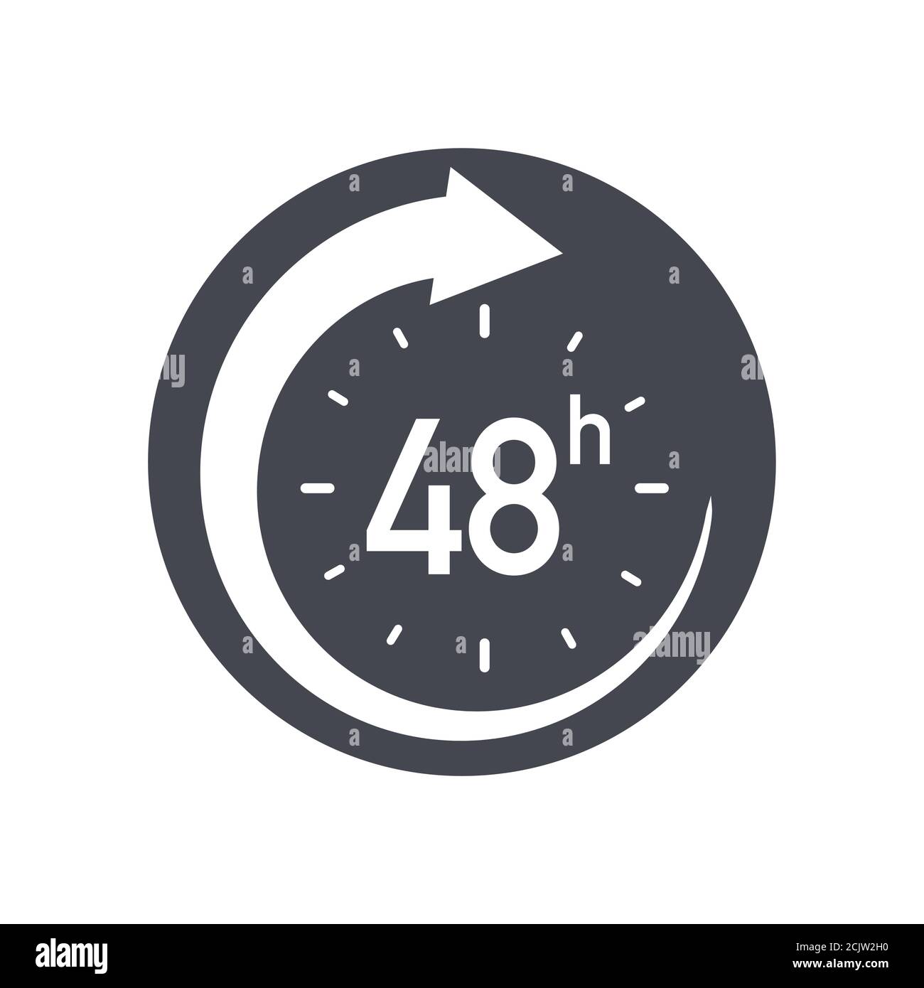 48 hours icon vector vectors hi-res stock photography and images - Alamy