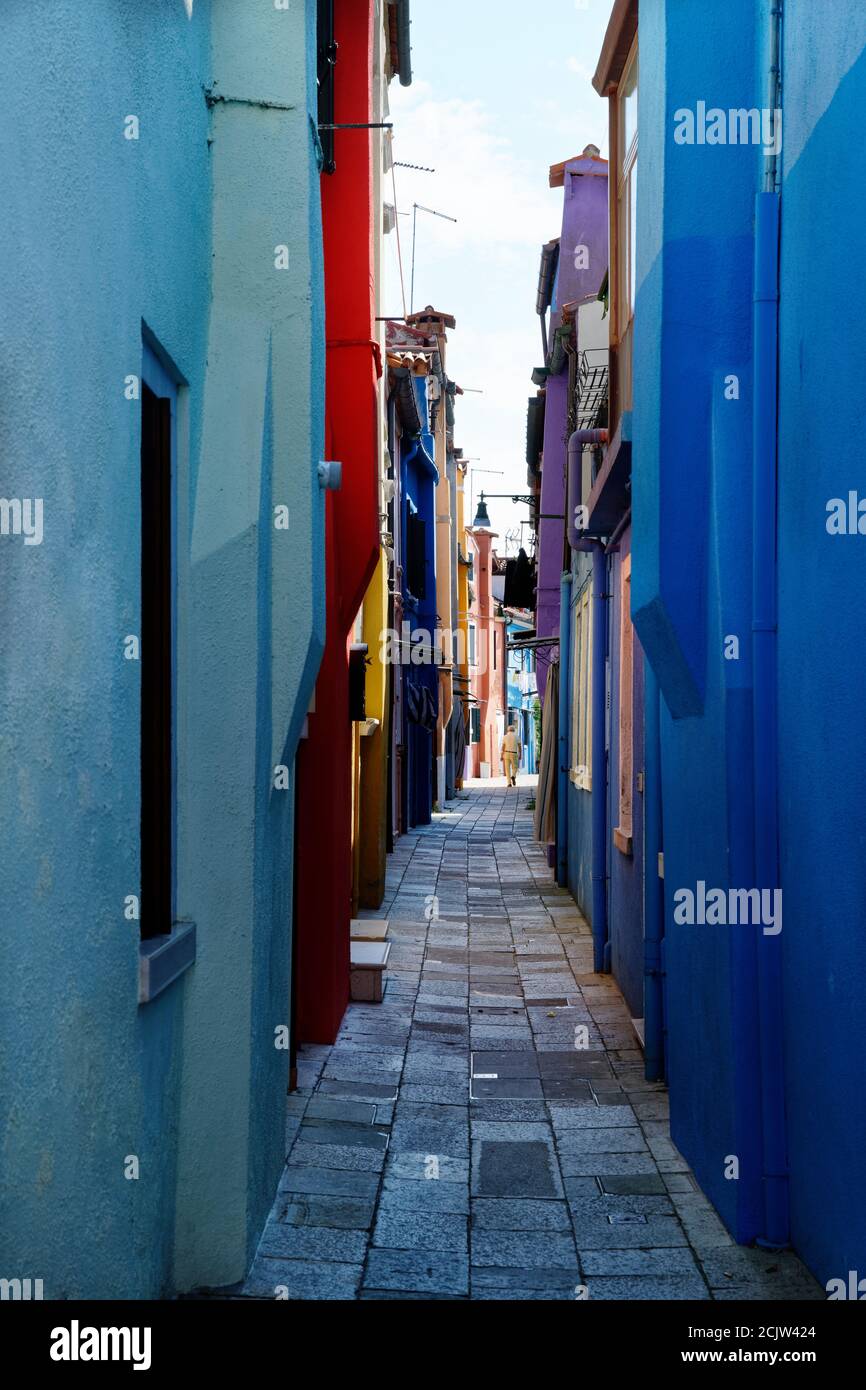 Burano, lace island, Venice, Veneto, Italy, Europe Stock Photo - Alamy