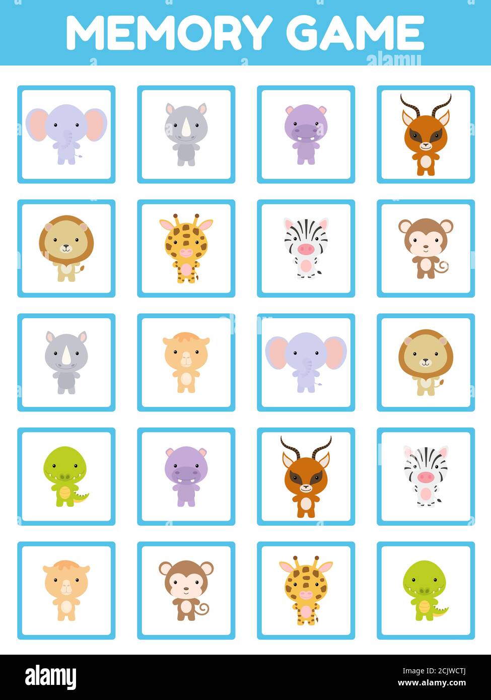 Giraffe baby two Stock Vector Images - Alamy