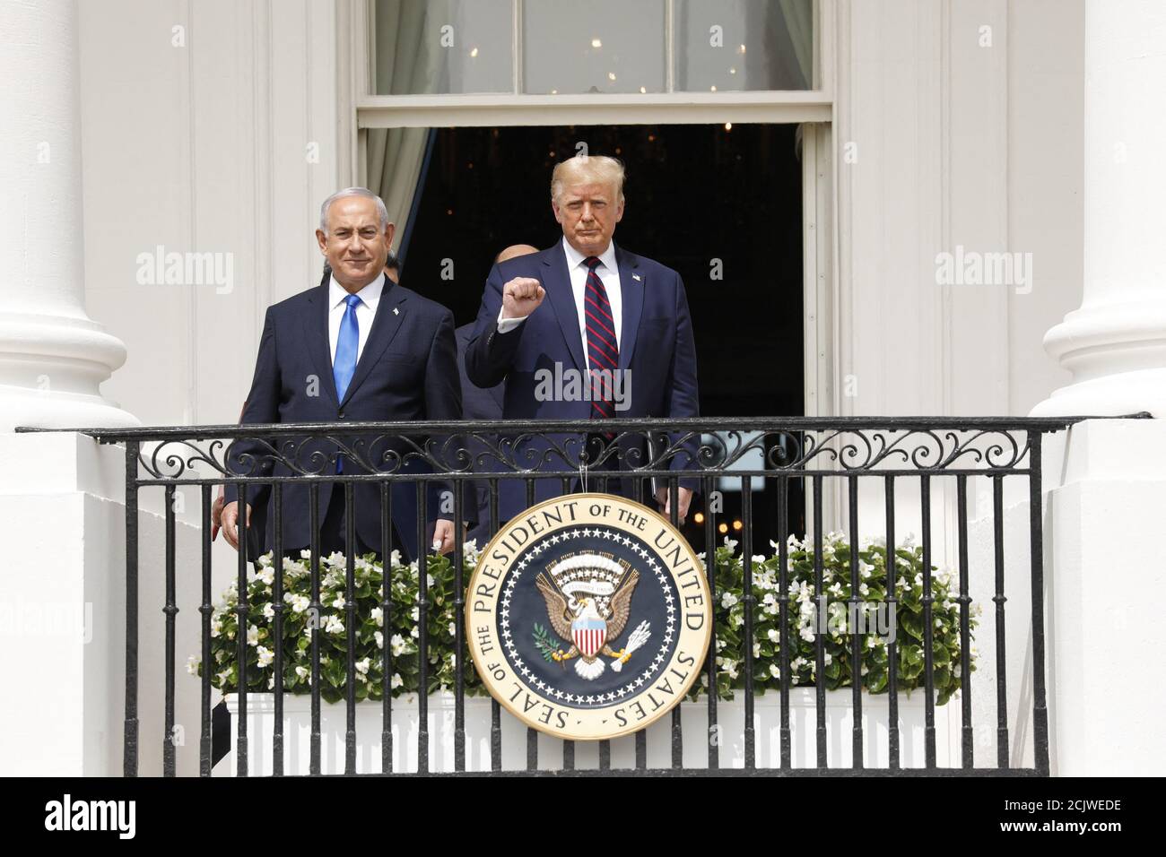 Washington DC, USA. 15th Sep, 2020. U.S. President Donald Trump and ...