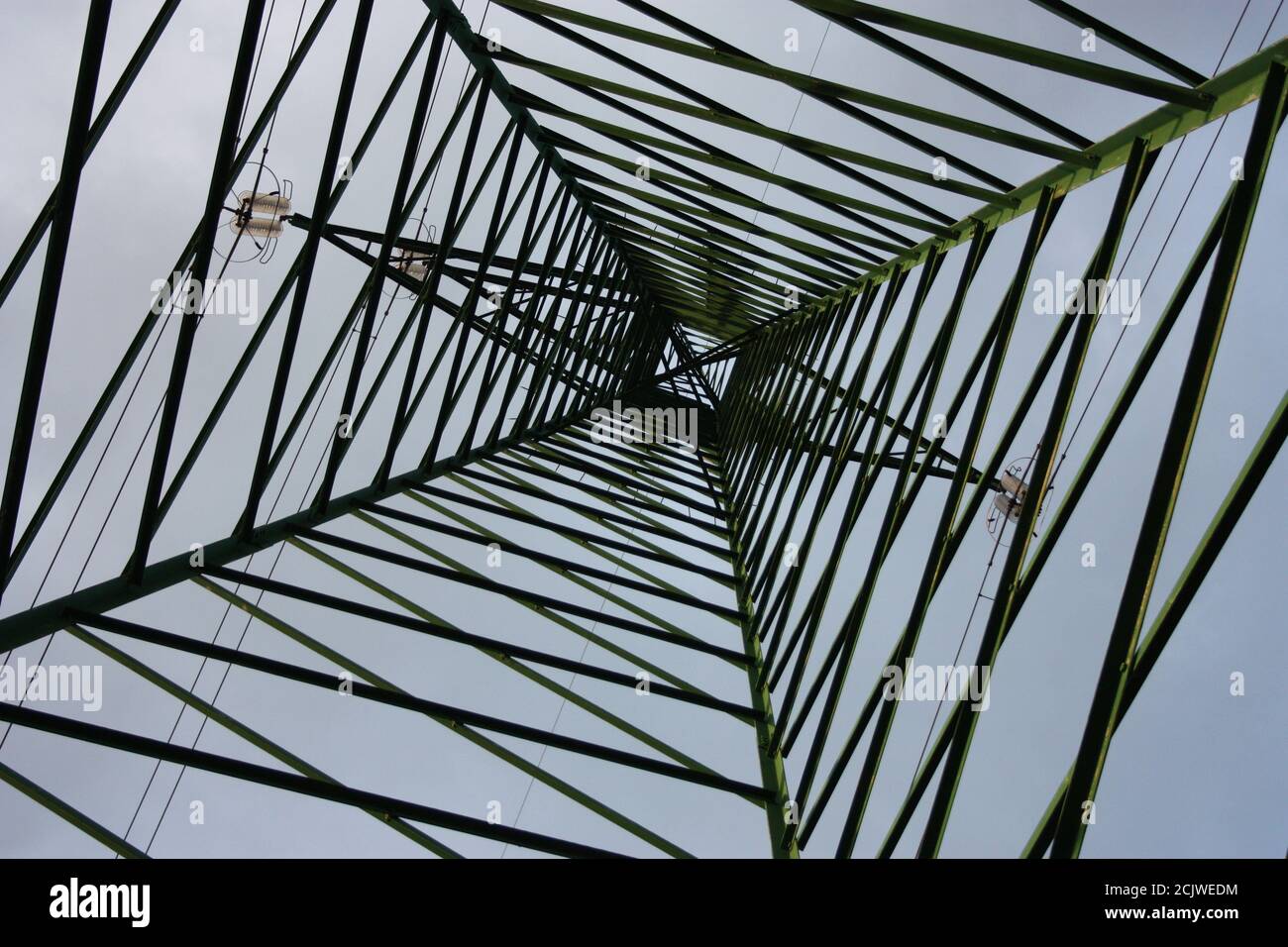 electric turrets of light, energy, for the current. communication and ...