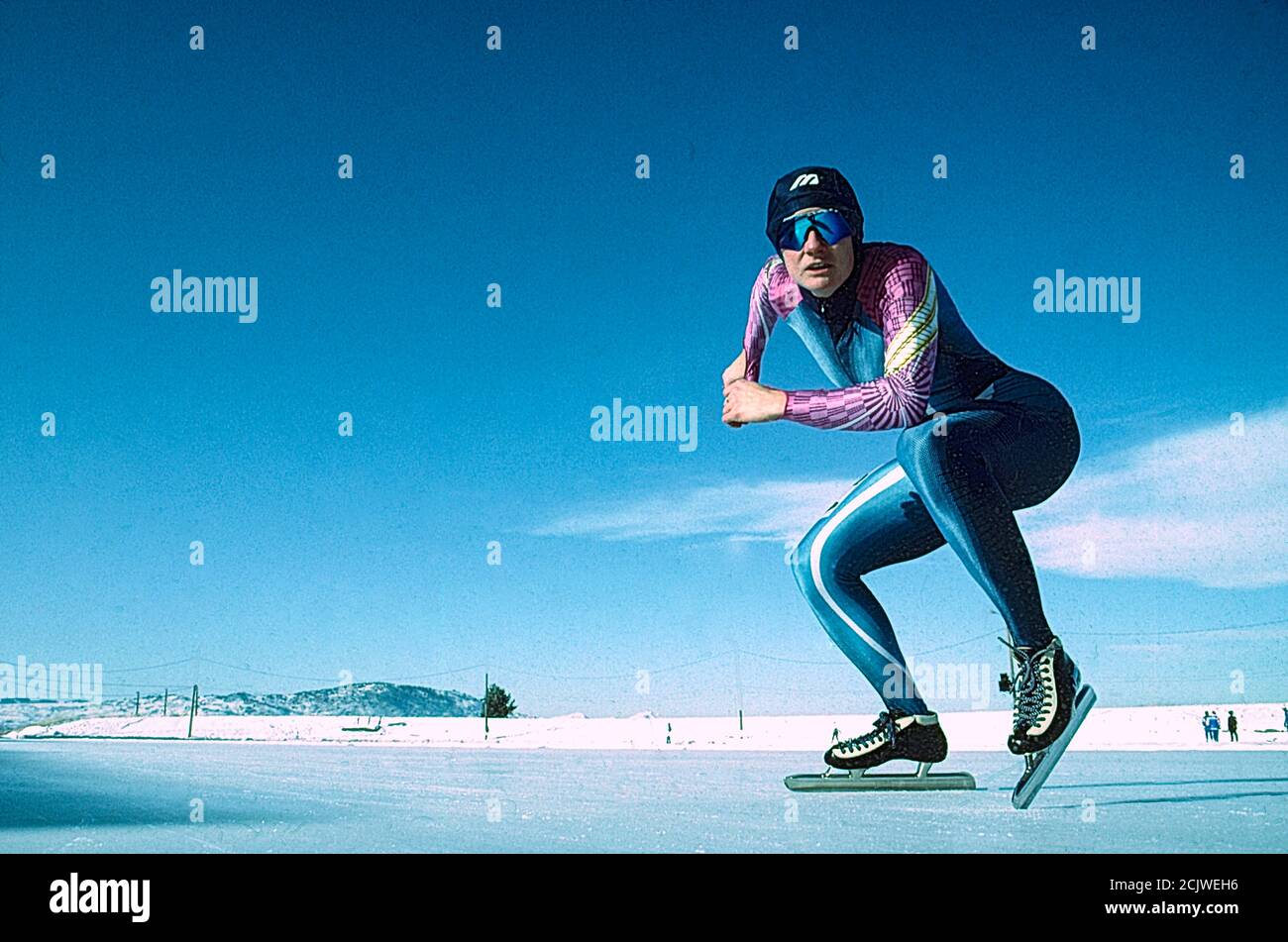 Bonnie Blair (USA) at the 1993 US National Championship Stock Photo - Alamy