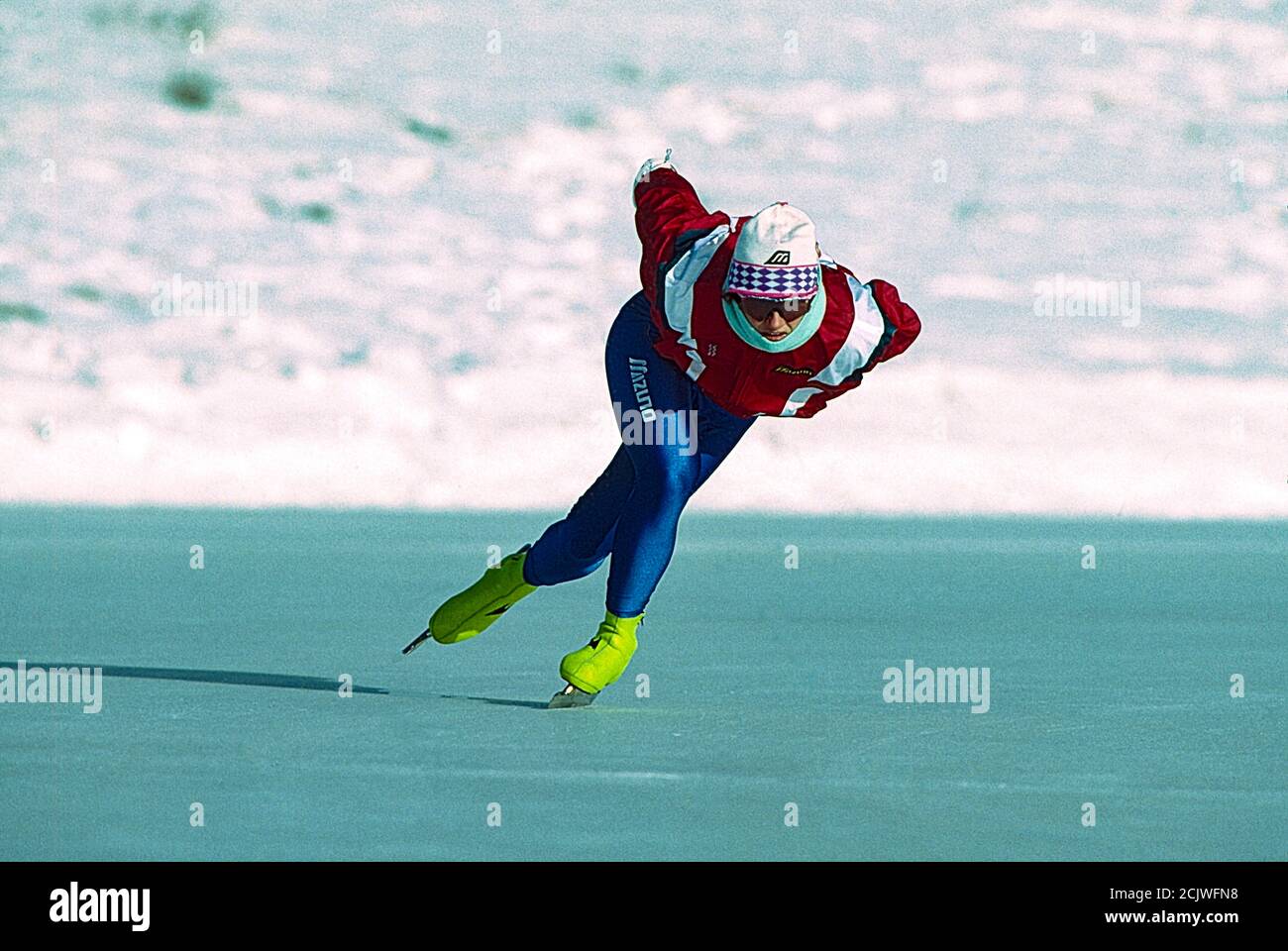 Bonnie Blair (USA) at the 1993 US National Championship Stock Photo - Alamy