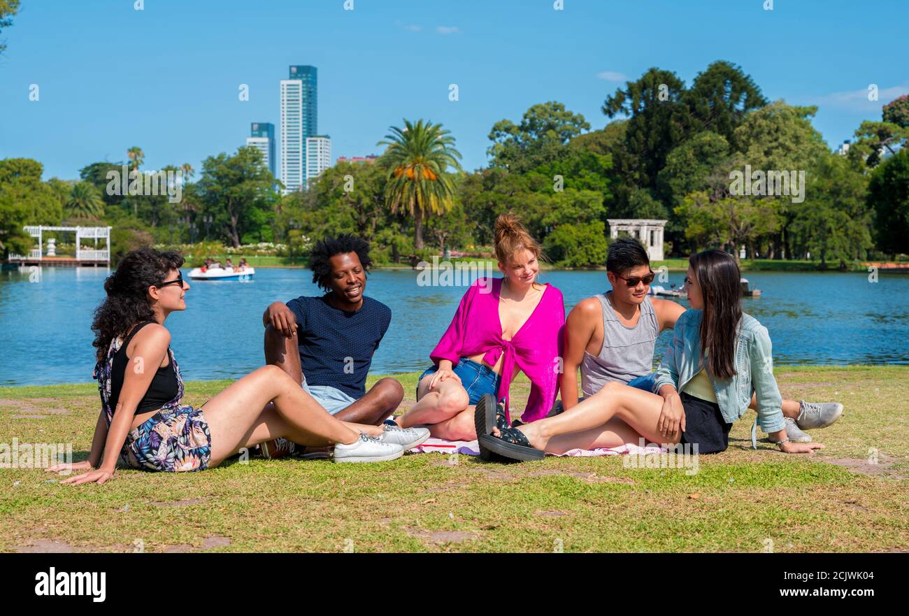 Male friends spending time together hi-res stock photography and images ...