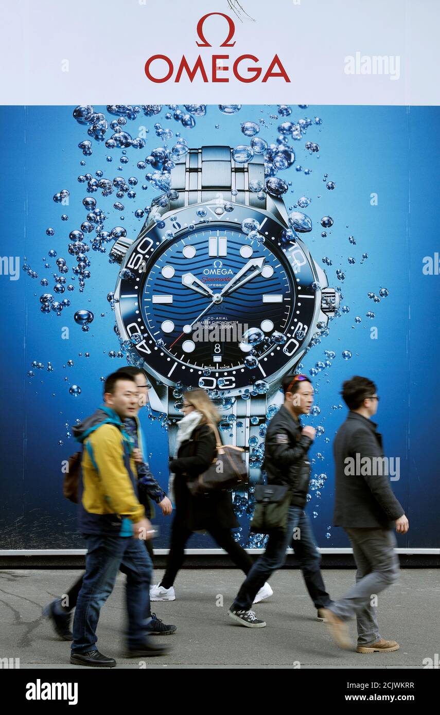 Swiss watch poster advertising switzerland hi-res stock photography and ...