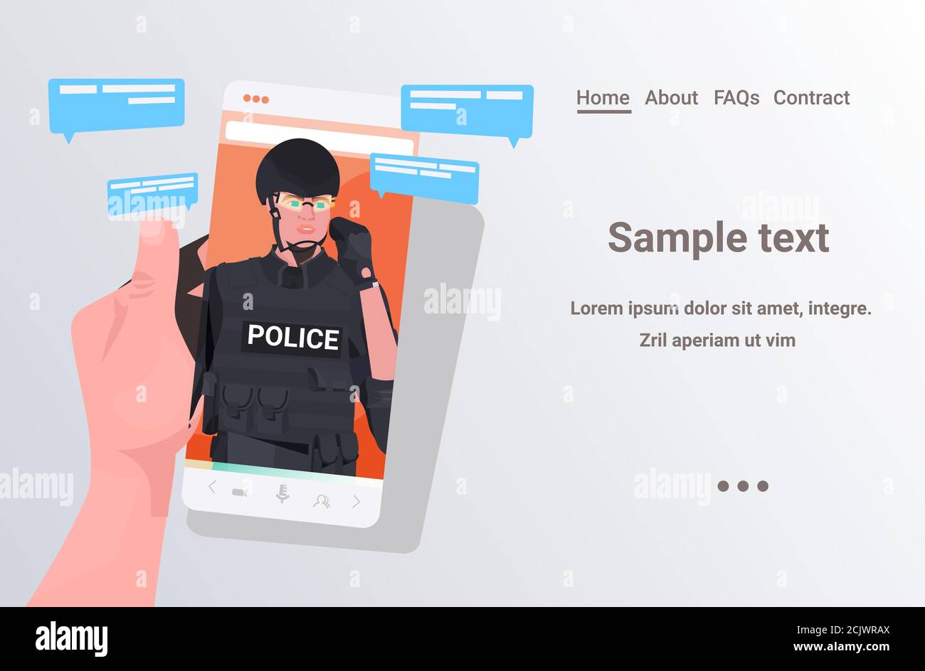 Virtual police officer hi-res stock photography and images - Alamy