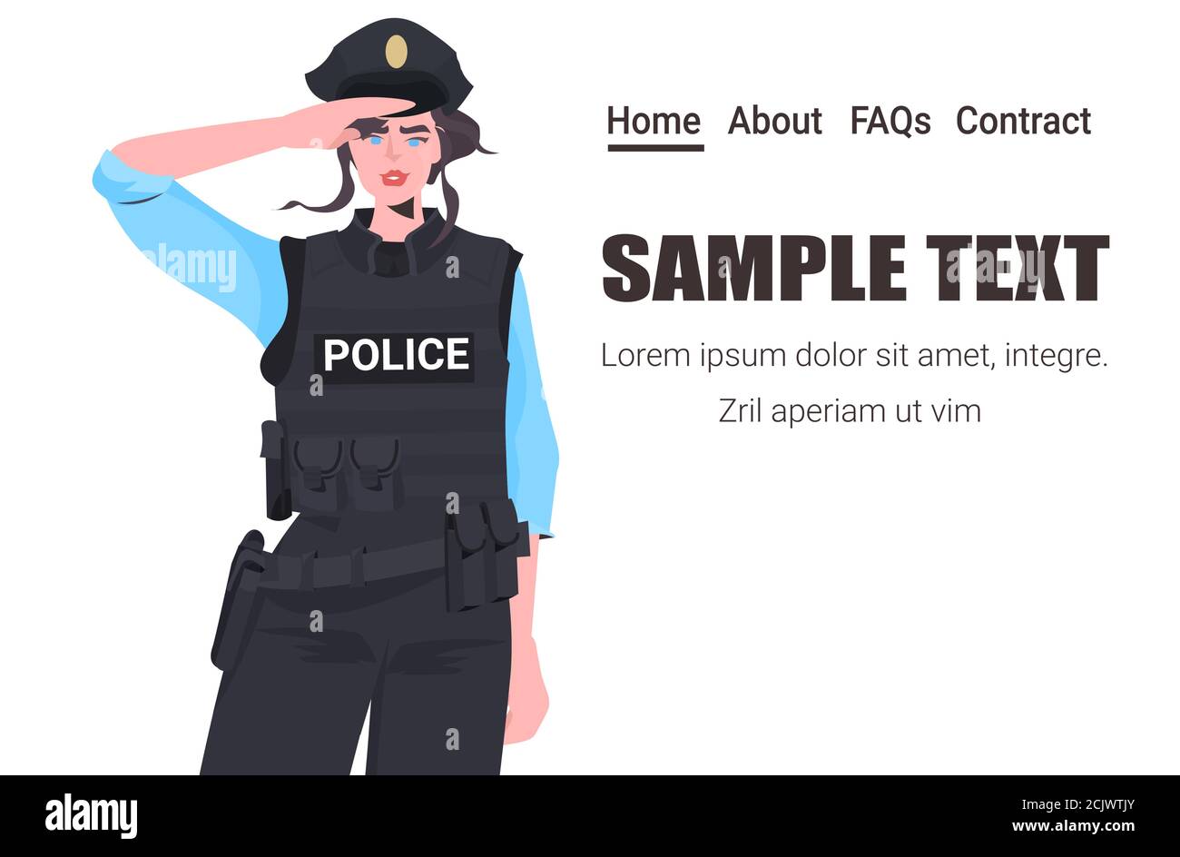 Riot gear woman Stock Vector Images - Alamy