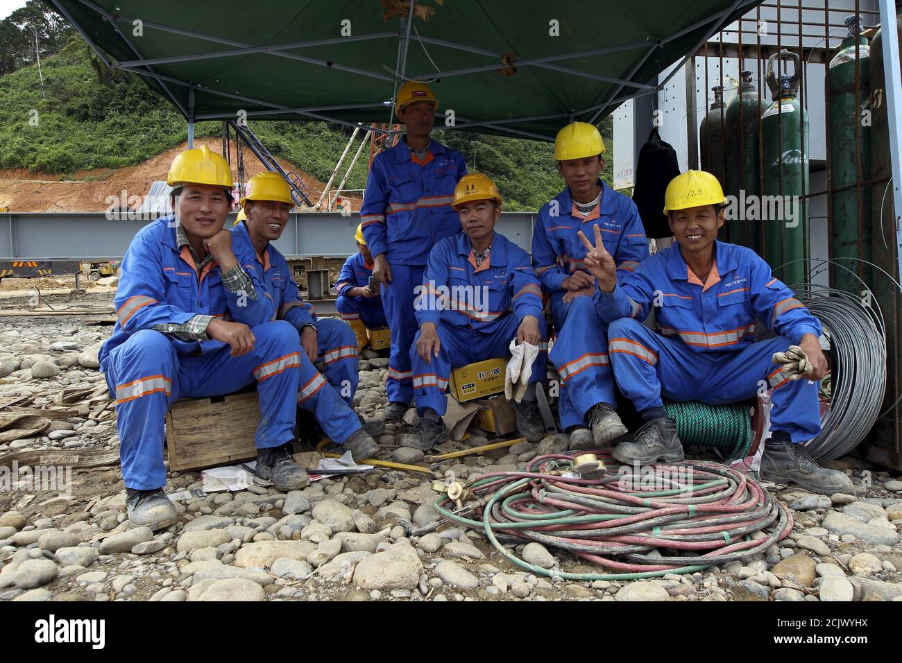 Chinese mine workers hi-res stock photography and images - Alamy