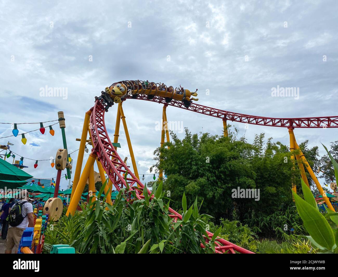 Orlando,FL/USA-9/12/20: The Slinky Dog Dash roller coaster ride in Toy ...