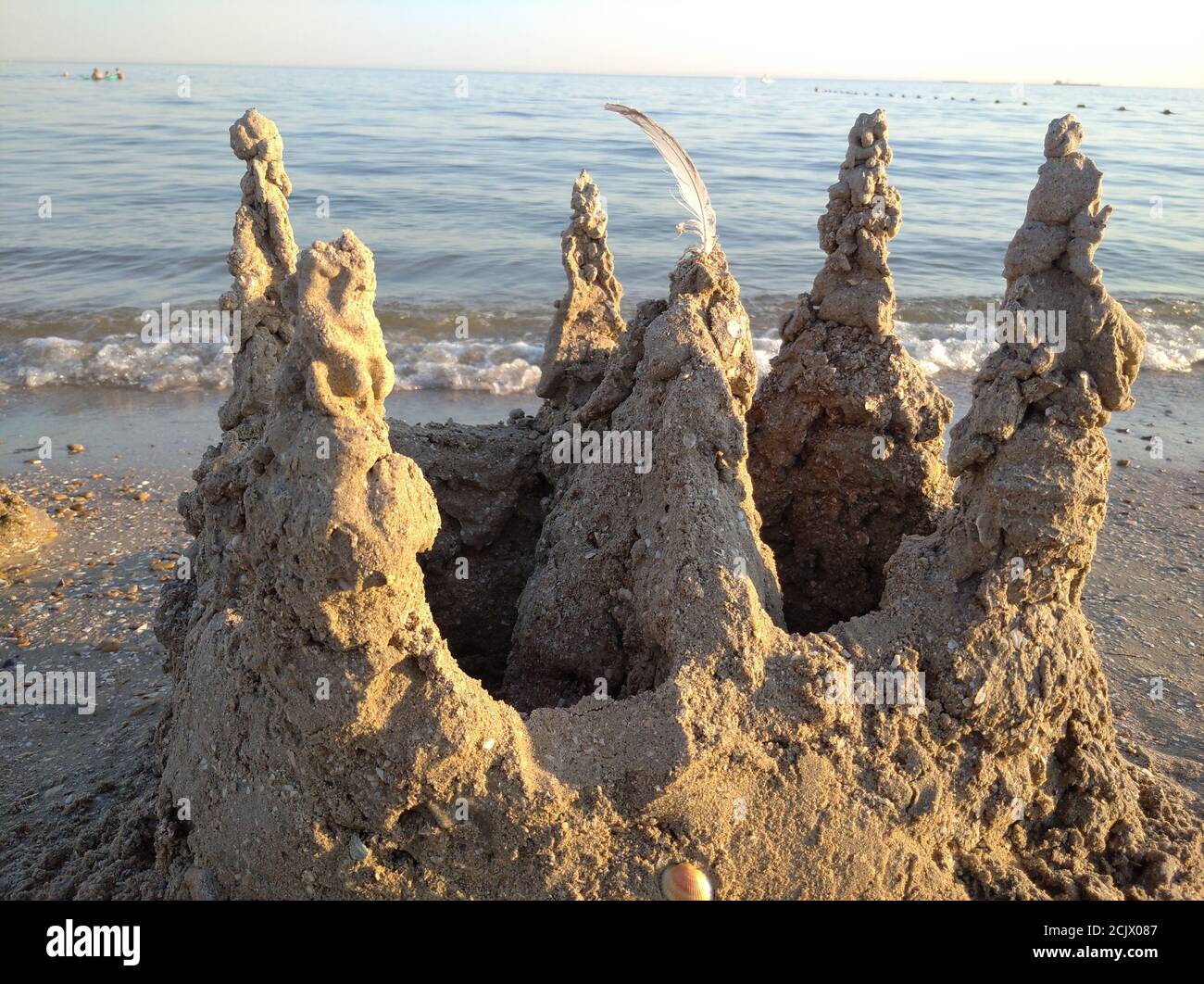 Sand beach summer play sandcastle sea hi-res stock photography and ...