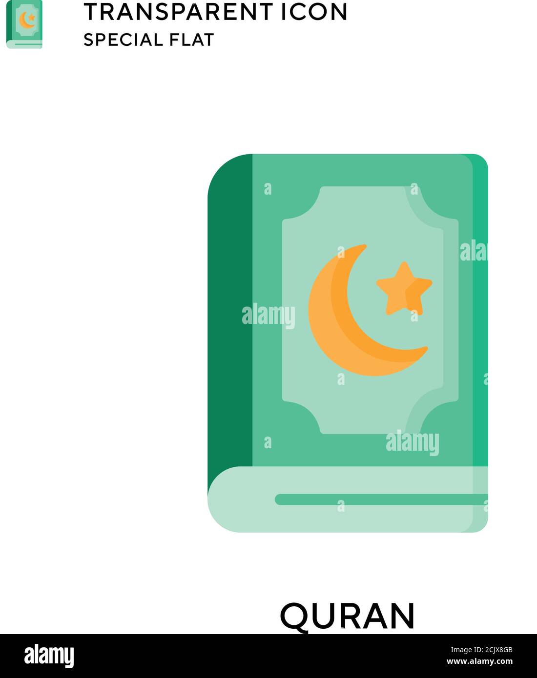 Reading quran icon vector vectors hi-res stock photography and images ...