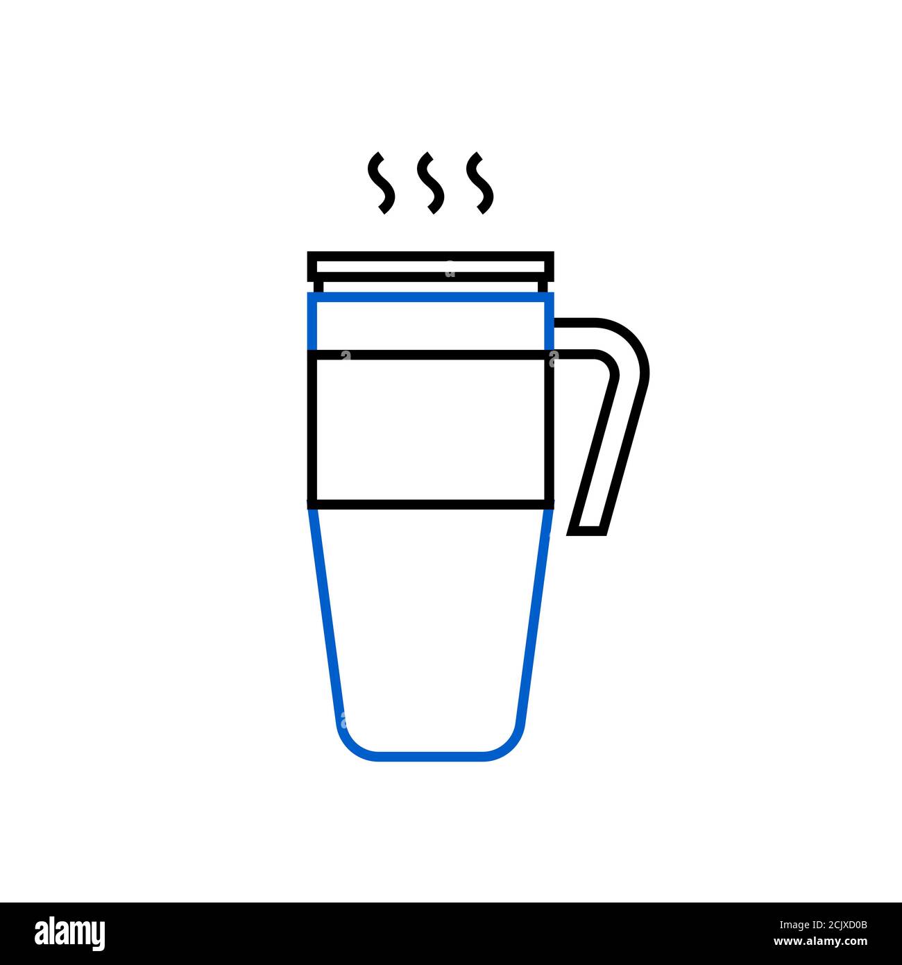 Reusable plastic cup water Stock Vector Images - Alamy