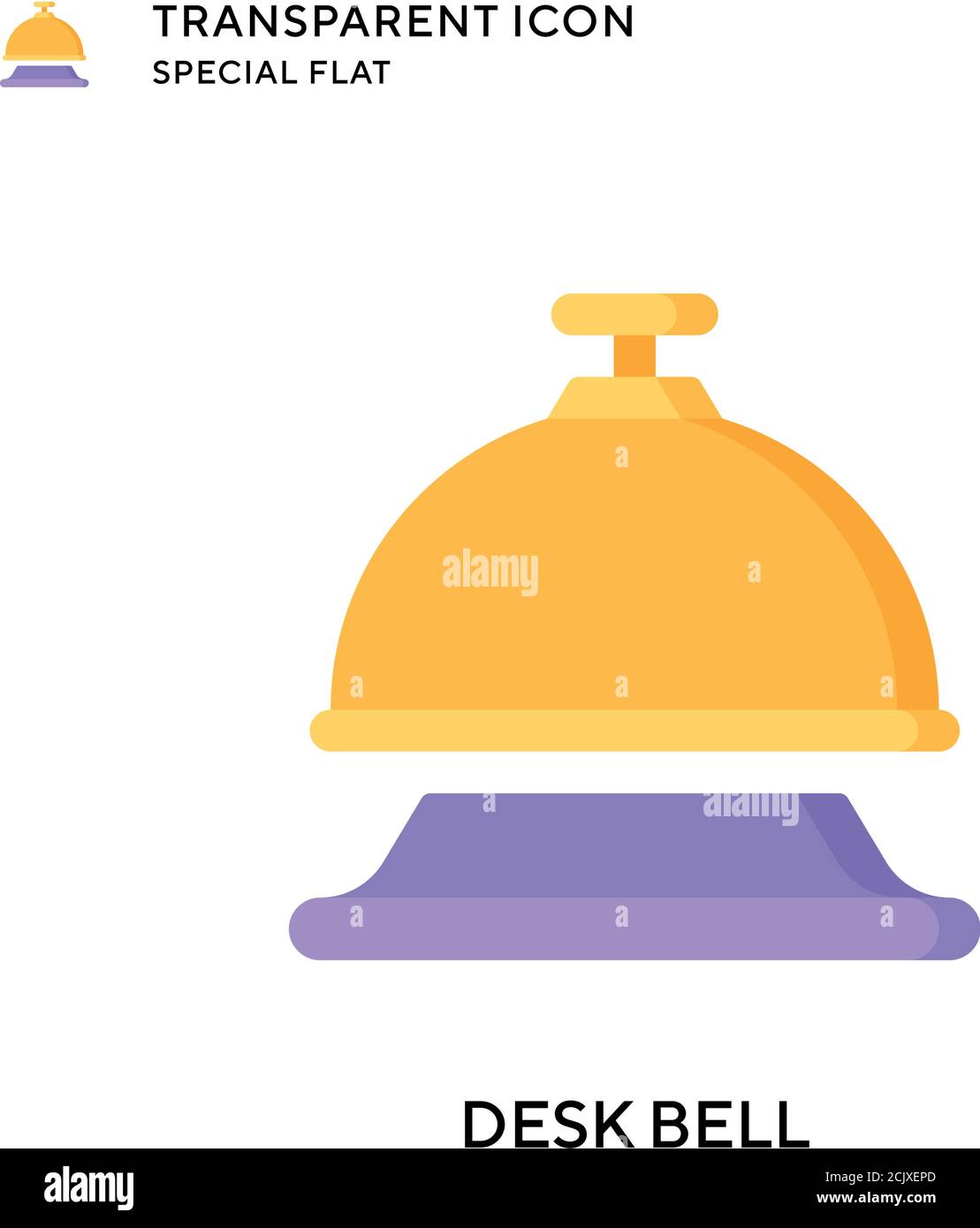 Hotel manager reception desk bell Cut Out Stock Images & Pictures - Alamy