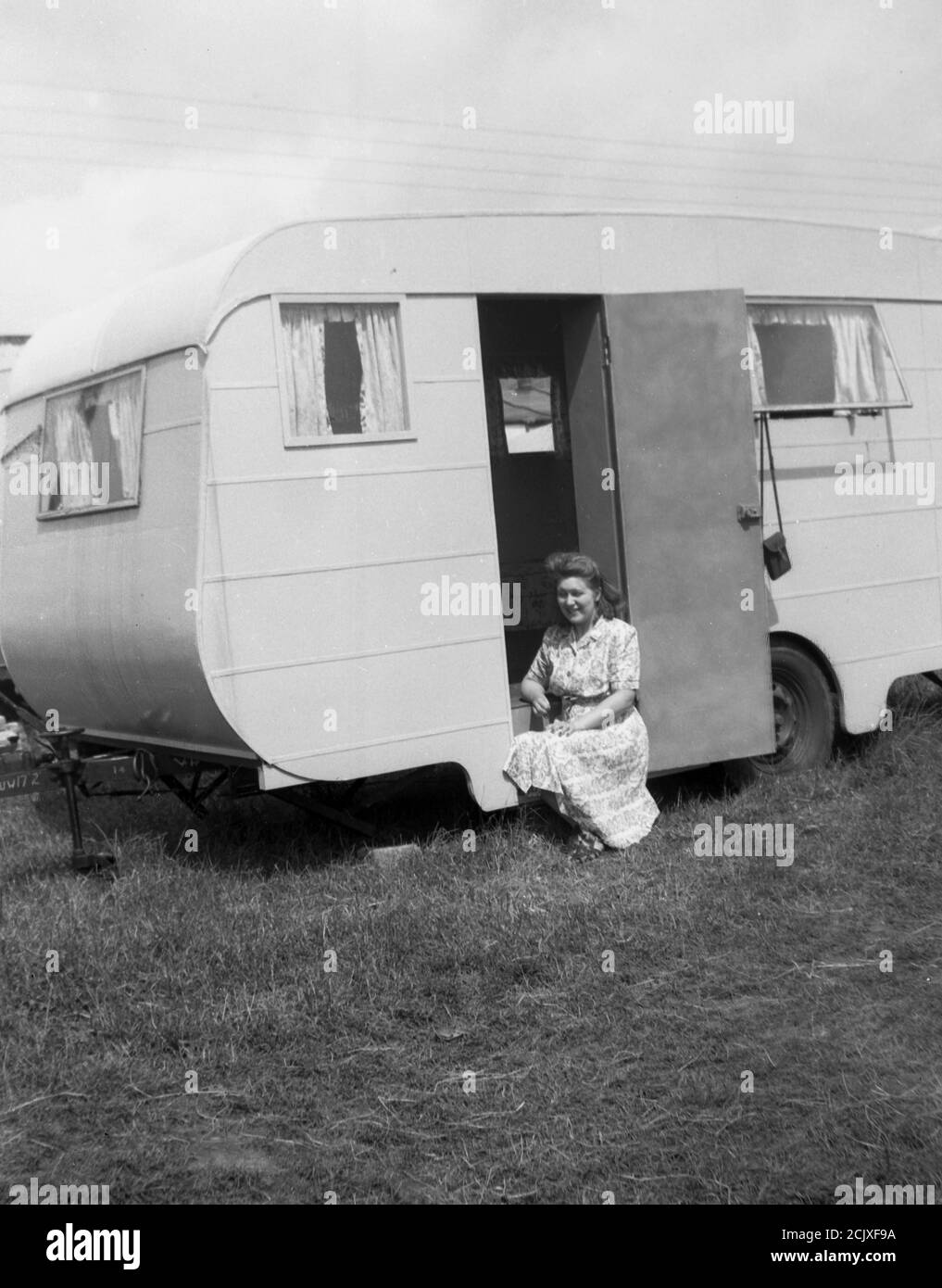Caravan Holiday 1950s High Resolution Stock Photography and Images - Alamy