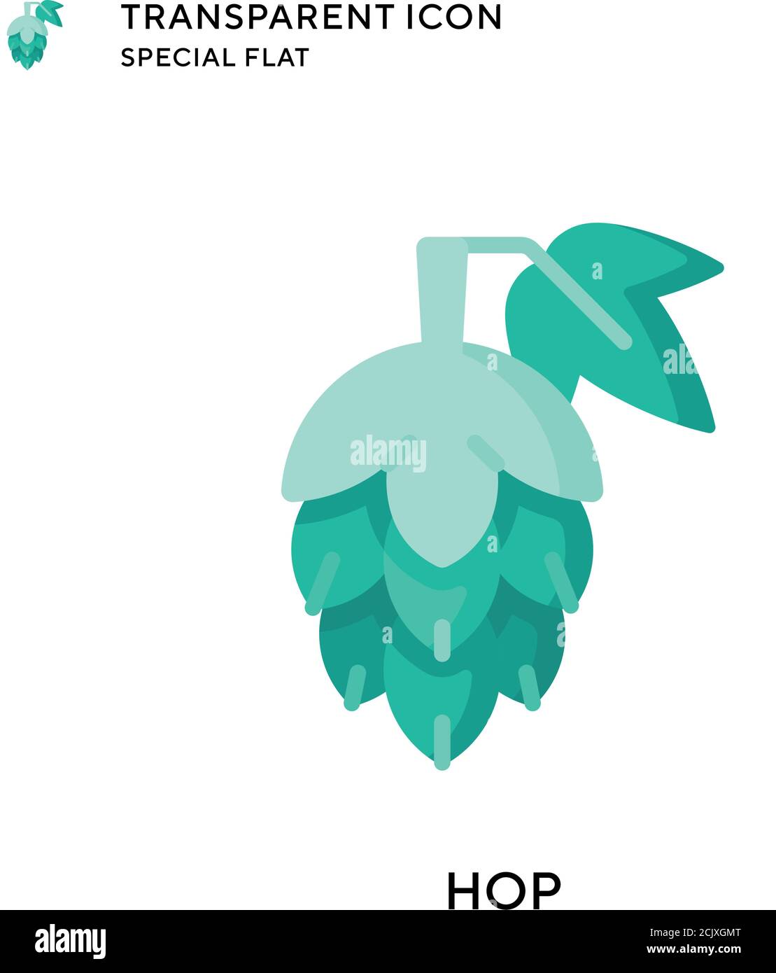 Hop vector icon. Flat style illustration. EPS 10 vector Stock Vector ...