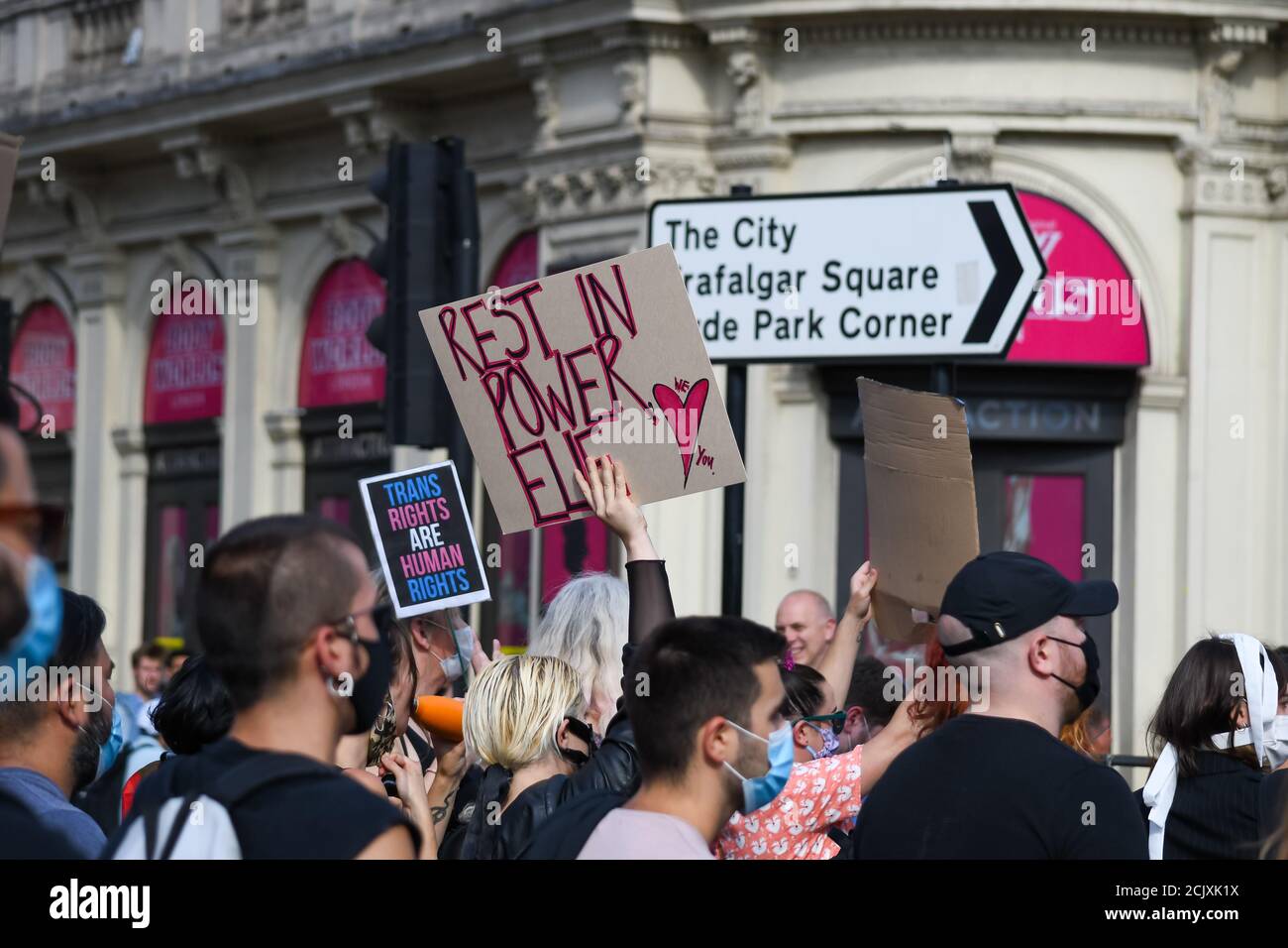 Taken on the Trans Gender Rights march in London on the 12th September ...
