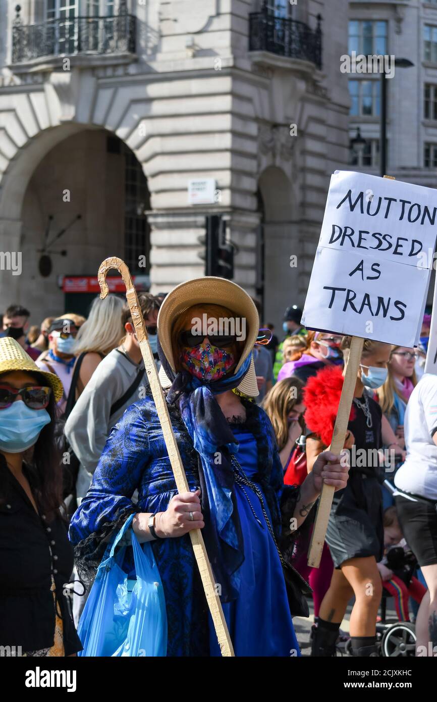 Trans rights protest london hi-res stock photography and images - Alamy