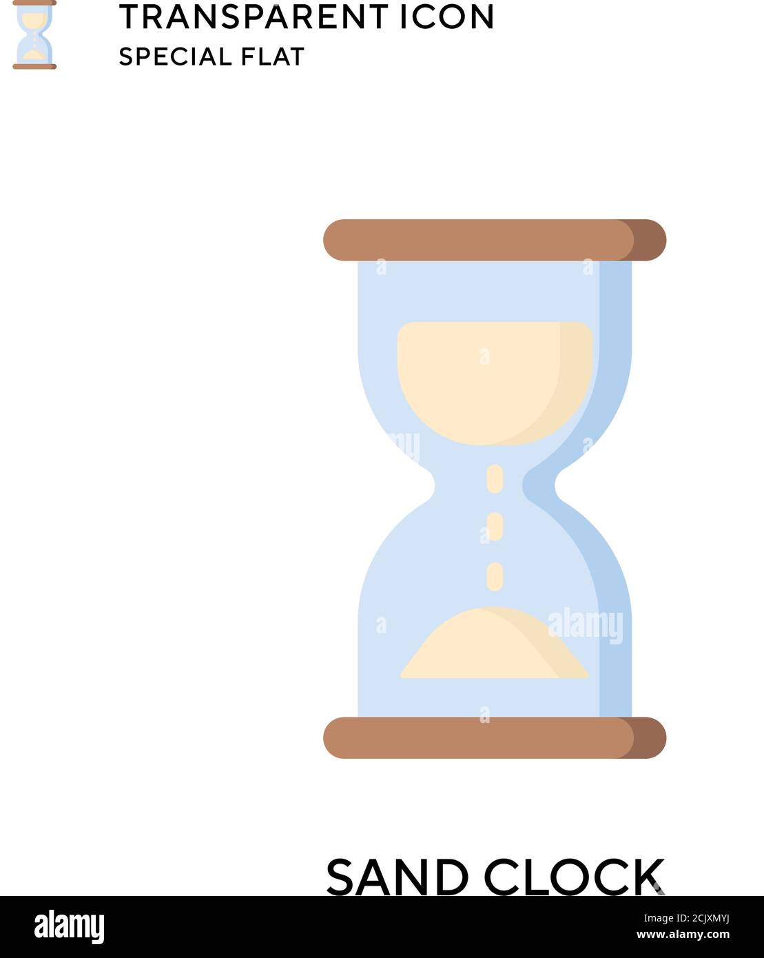 Sand Clock Icon Png Sand Clock Vector Stall Lineal Color Icon