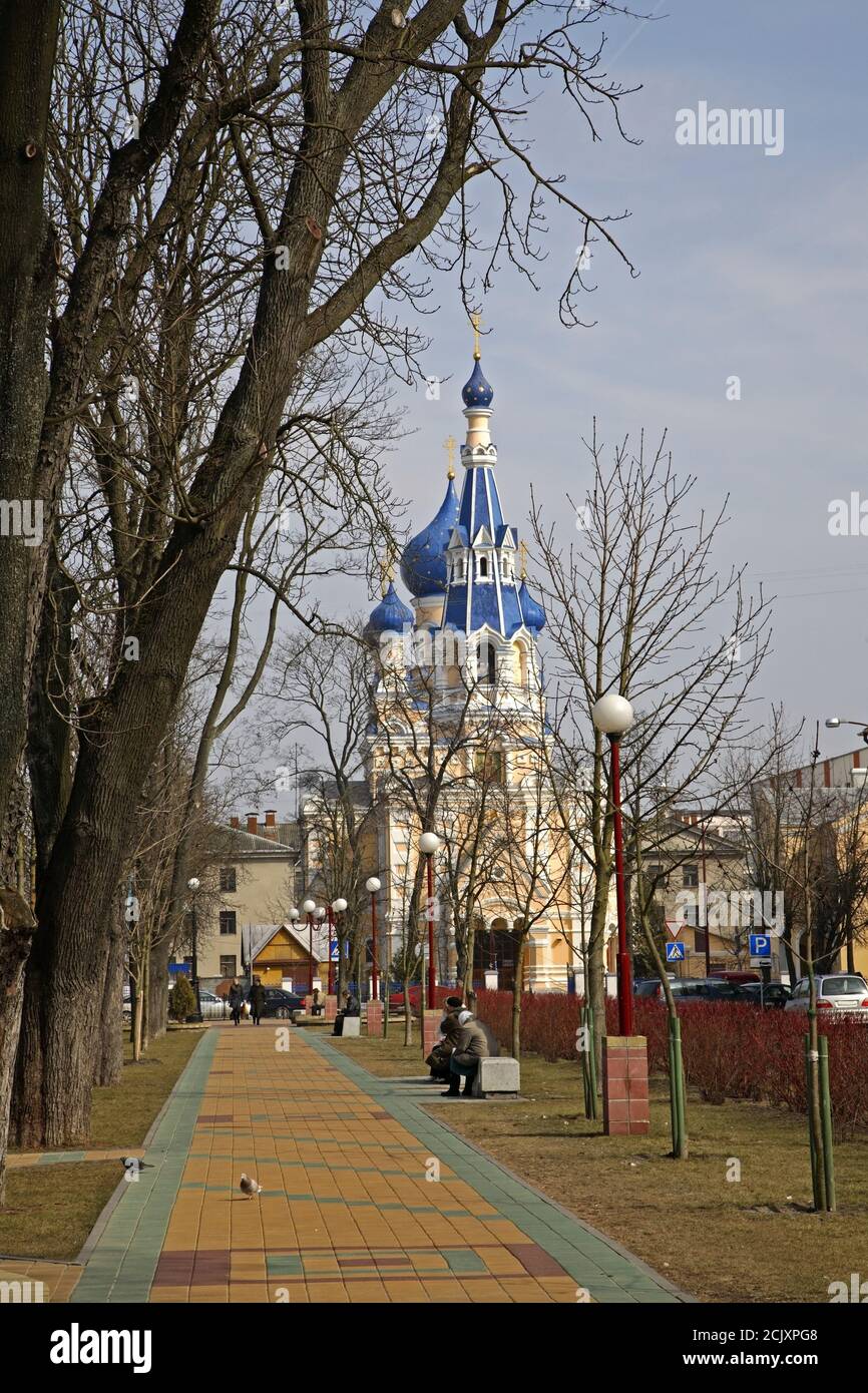 St. Nicholas Garrison Cathedral in Brest. Belarus Stock Photo - Alamy