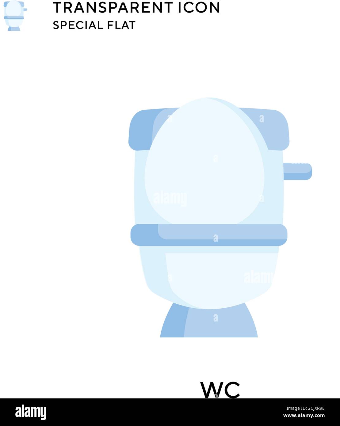 Wc vector icon. Flat style illustration. EPS 10 vector Stock Vector ...