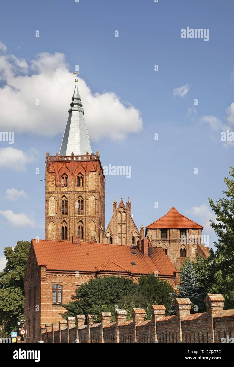 Church of Assumption of Virgin Mary in Chelmno. Poland Stock Photo - Alamy