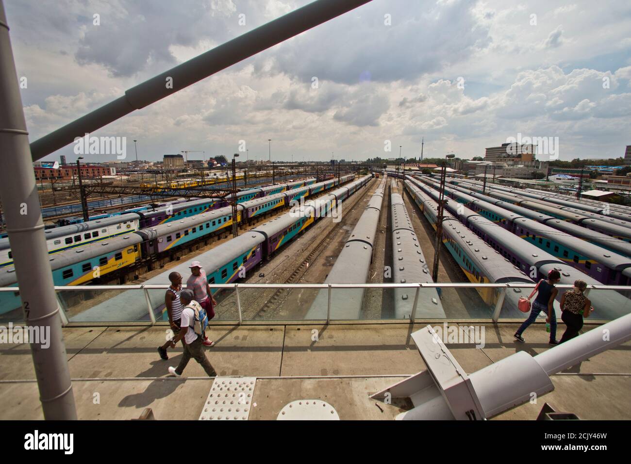 Aerial railway johannesburg hi-res stock photography and images - Alamy