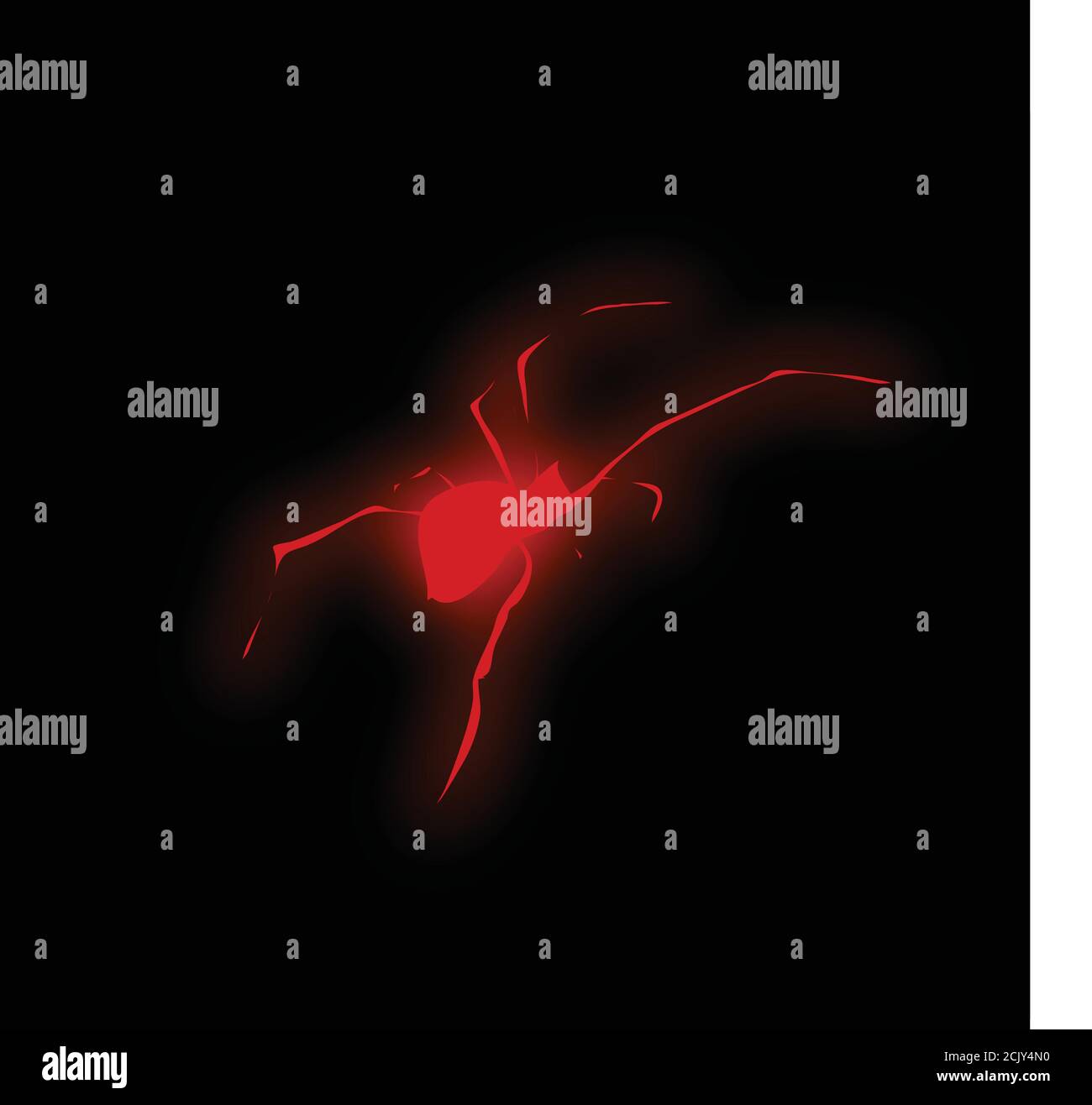 Spider black and red Stock Vector Images - Alamy