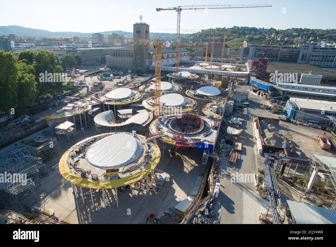 Stuttgart, Germany. 15th Sep, 2020. The construction site of the future ...